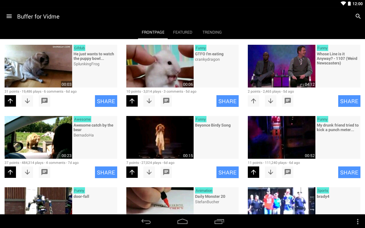 Puffern for Vidme: app su Amazon Appstore