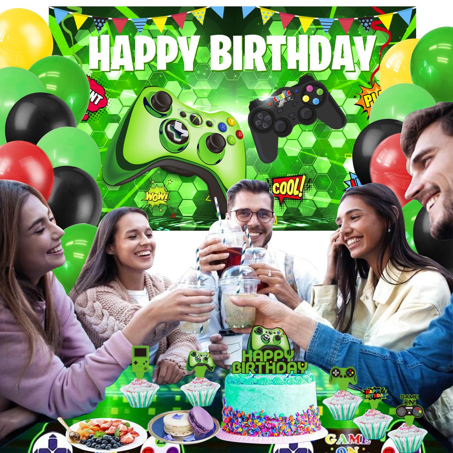 Xbox Themed Birthday Supplies Video Game Party Supplies By Party