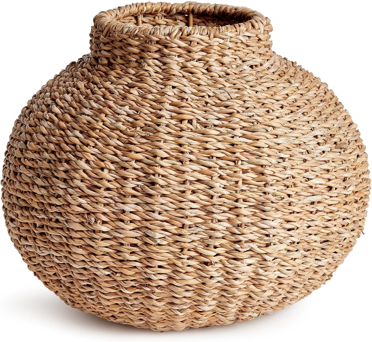 Amazon.com: Seagrass Round Vase Tan Rattan : Home & Kitchen