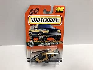MISSION CHOPPER 1997 Matchbox 1/64 scale diecast No. 49 Rough 'N Tough ...