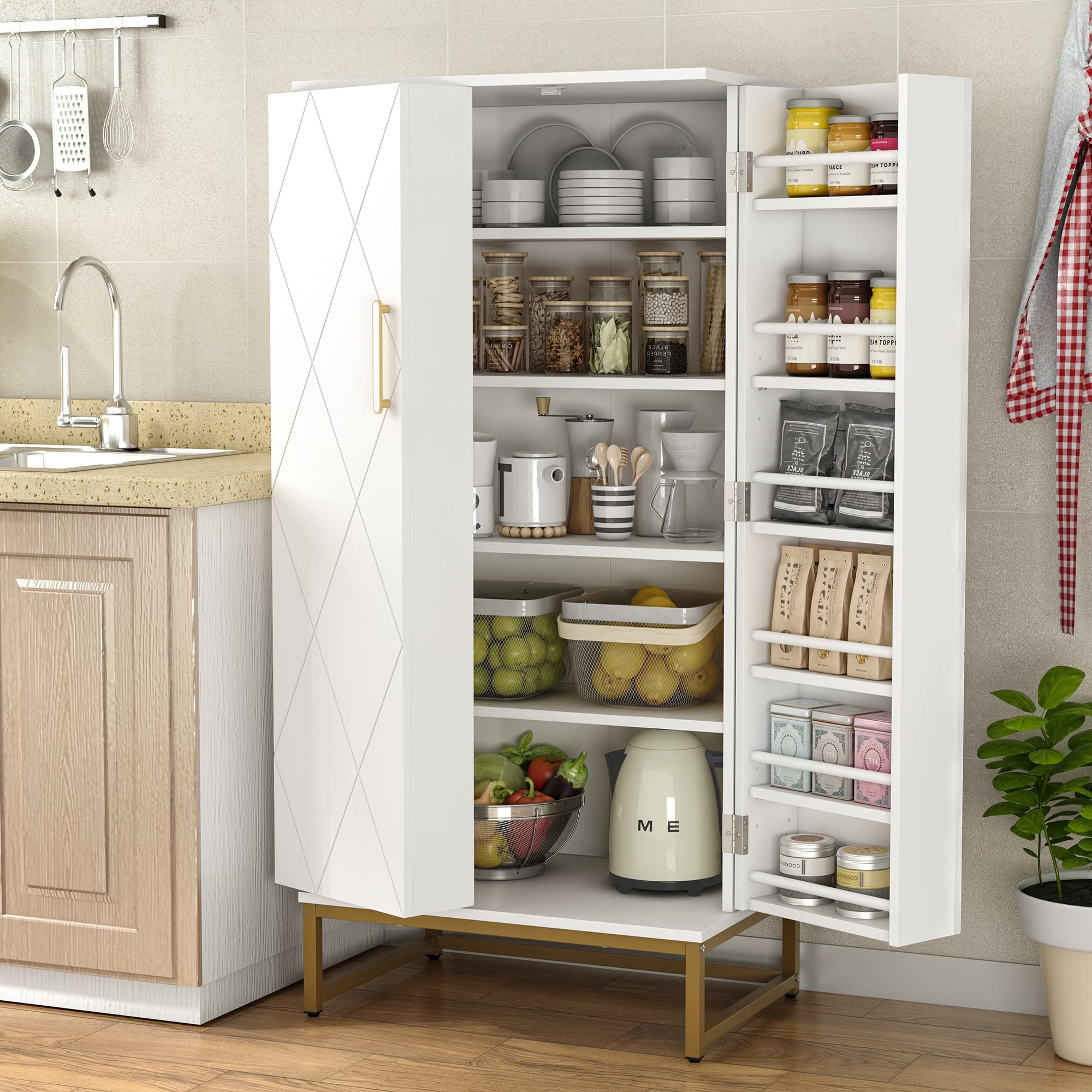 Vita 2 Door Kitchen Utility Room Cabinet in 180cm x 73cm x 37cm (Oak ...