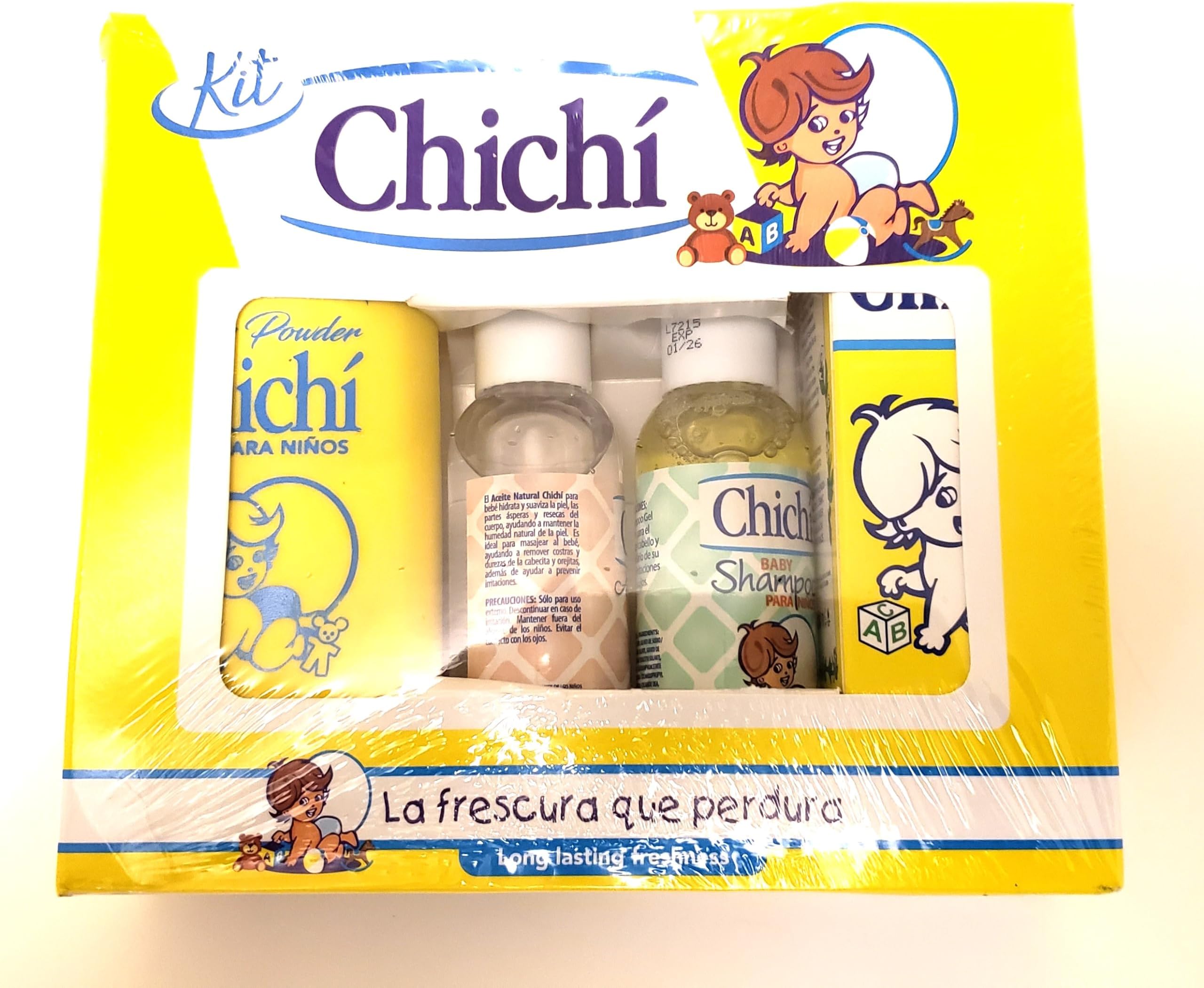 Amazon.com : E de B Chichi Kit (Baby Cologne 8oz + Baby Powder 8oz ...