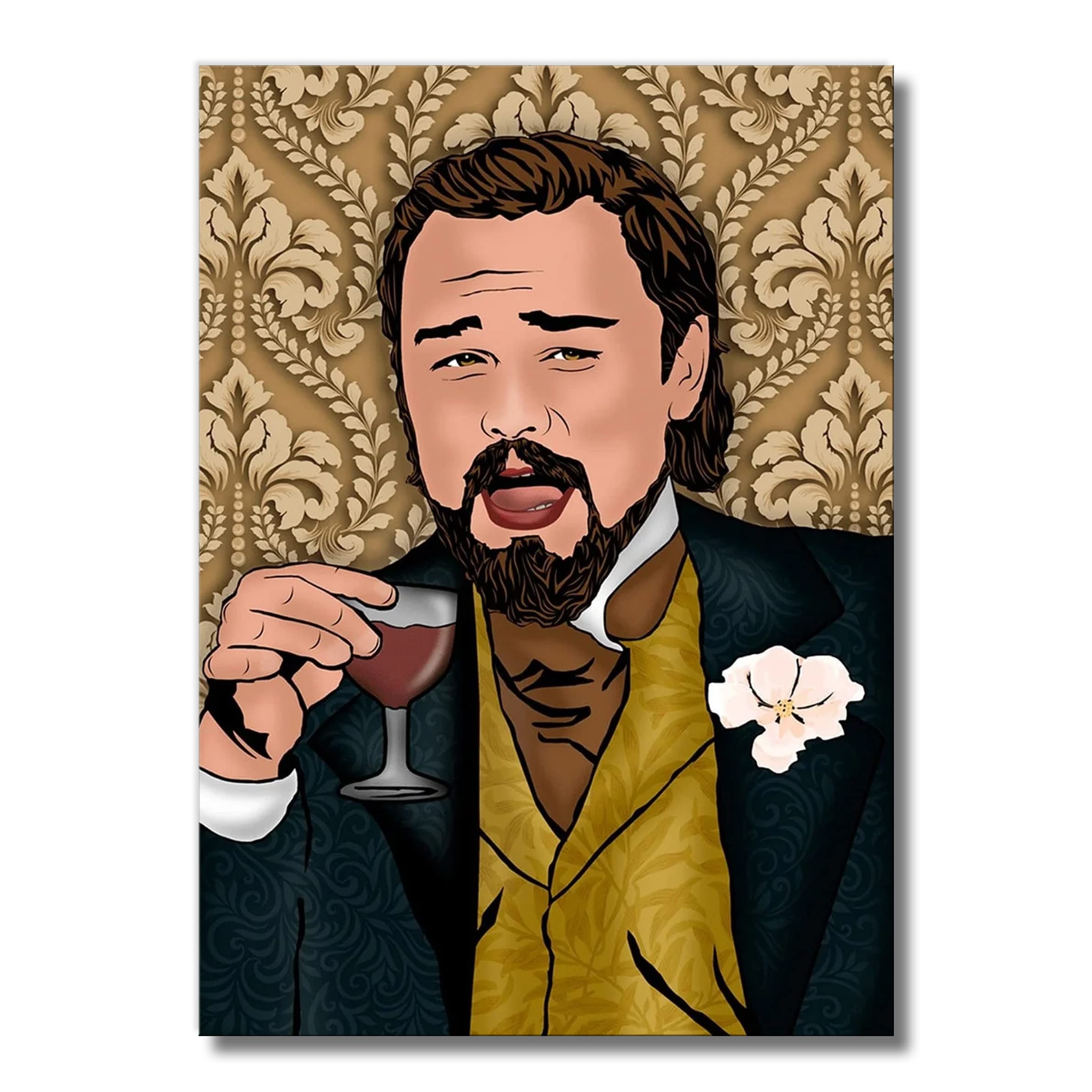 Amazon.com: WallSmack SmugCaprio Meme Metal Wall Art - Meme Canvas Wall ...