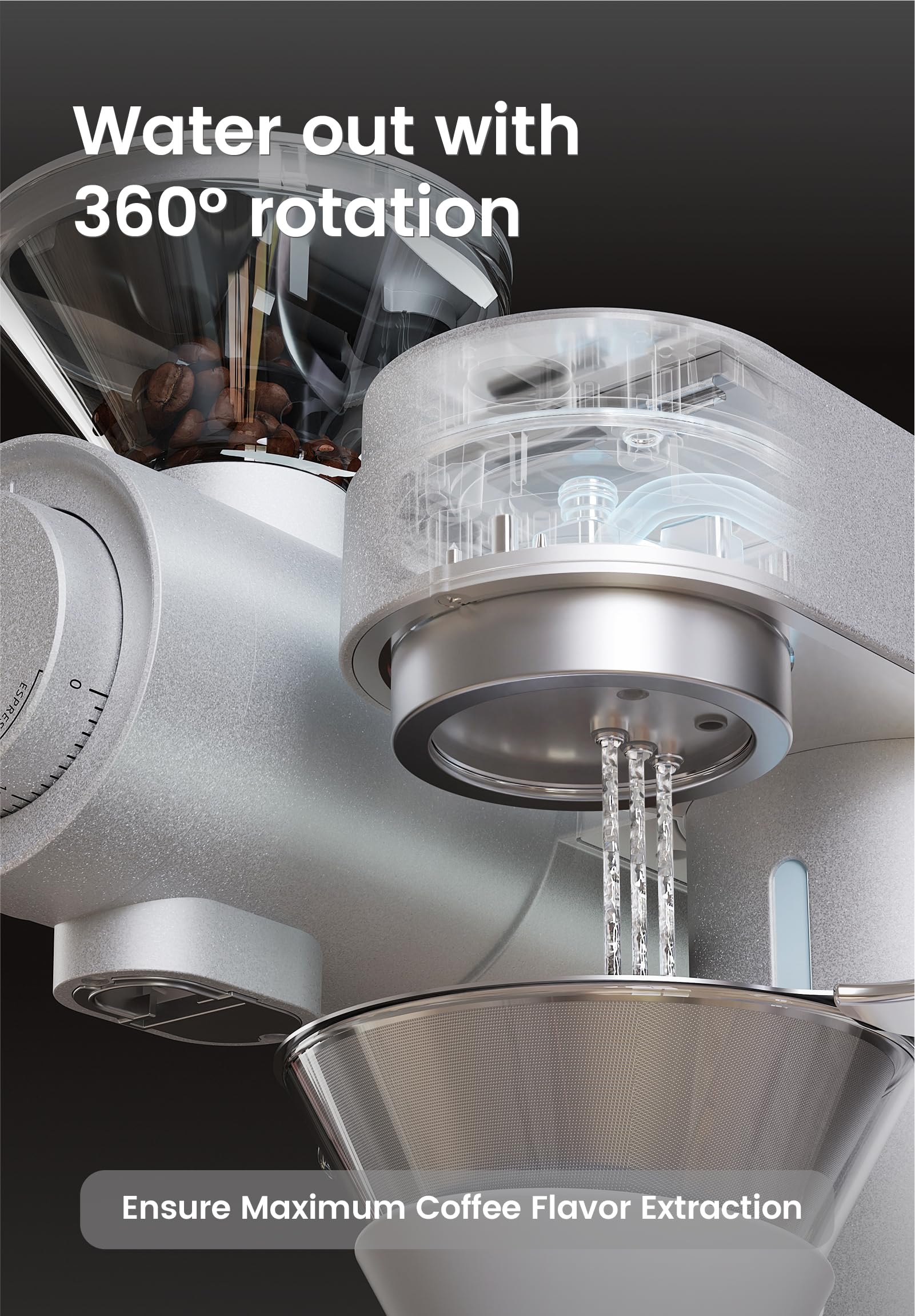 Snapklik.com : Professional Barista Coffee Machine Smart Pour-over Drip ...