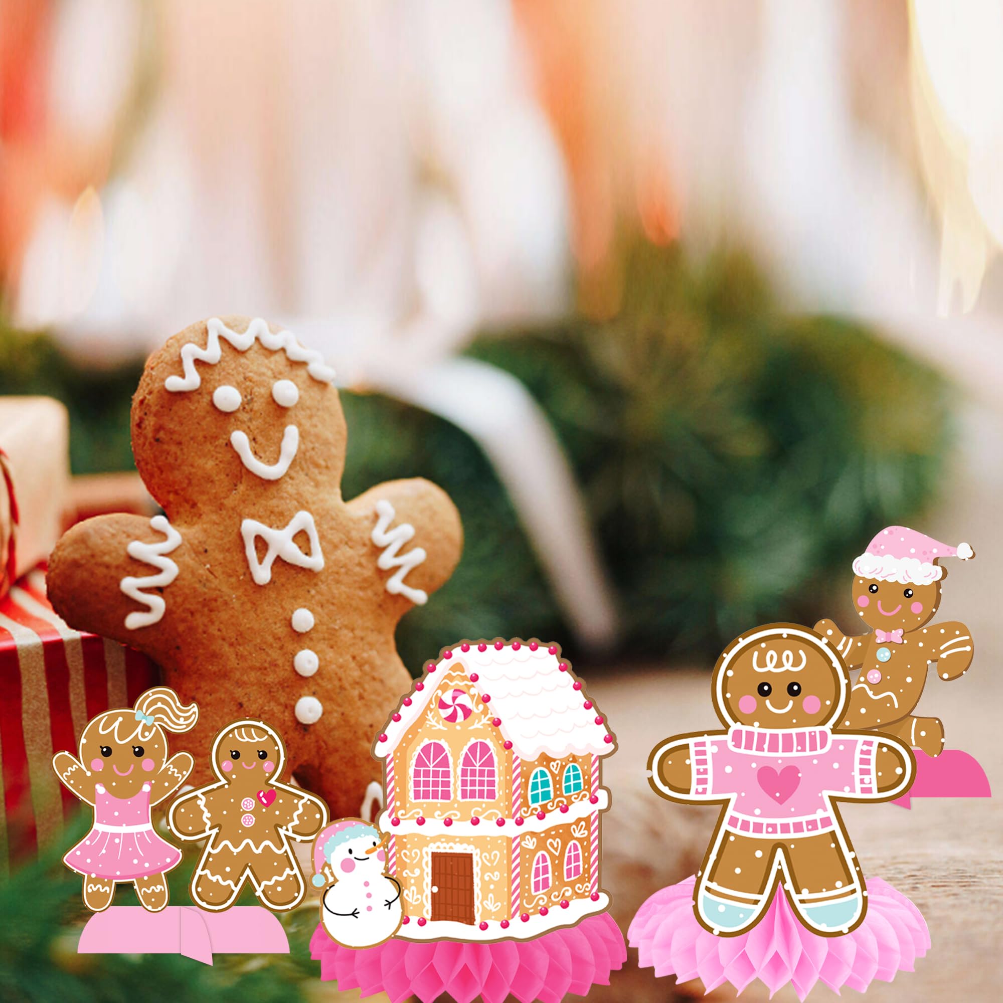 Pink Gingerbread Man Maple Gingerbread Men Cookies The Rose Table