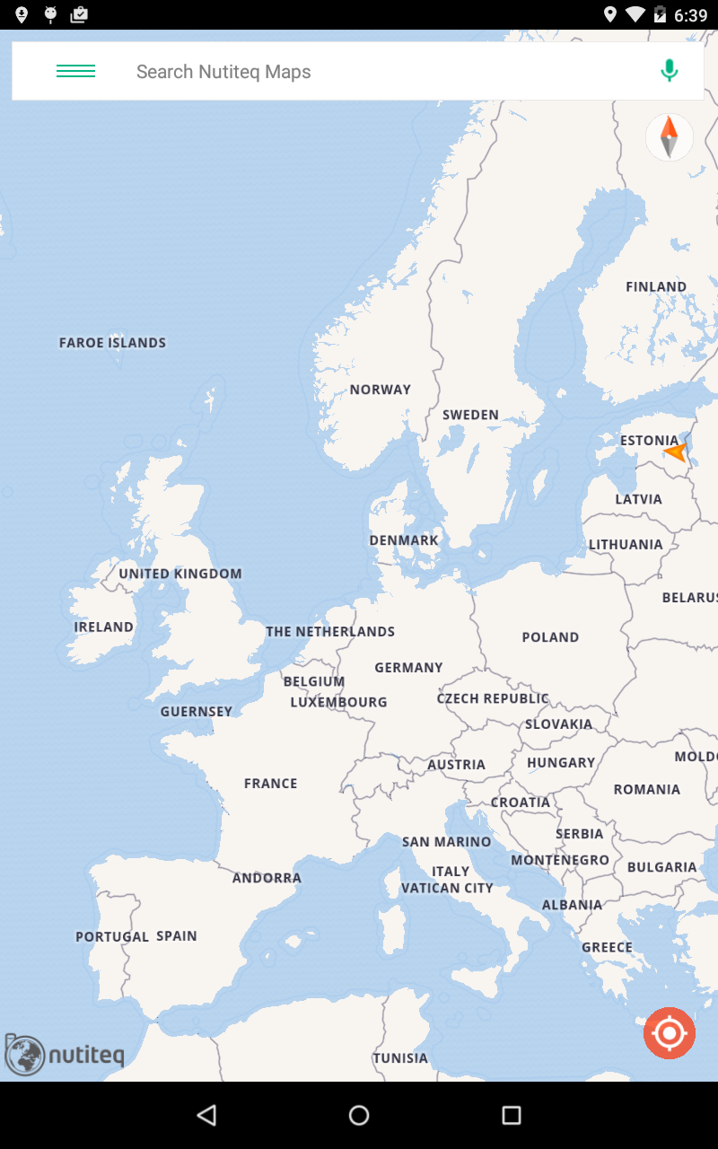 Aplicación Nutiteq Mapas - fuera de línea en Amazon Appstore