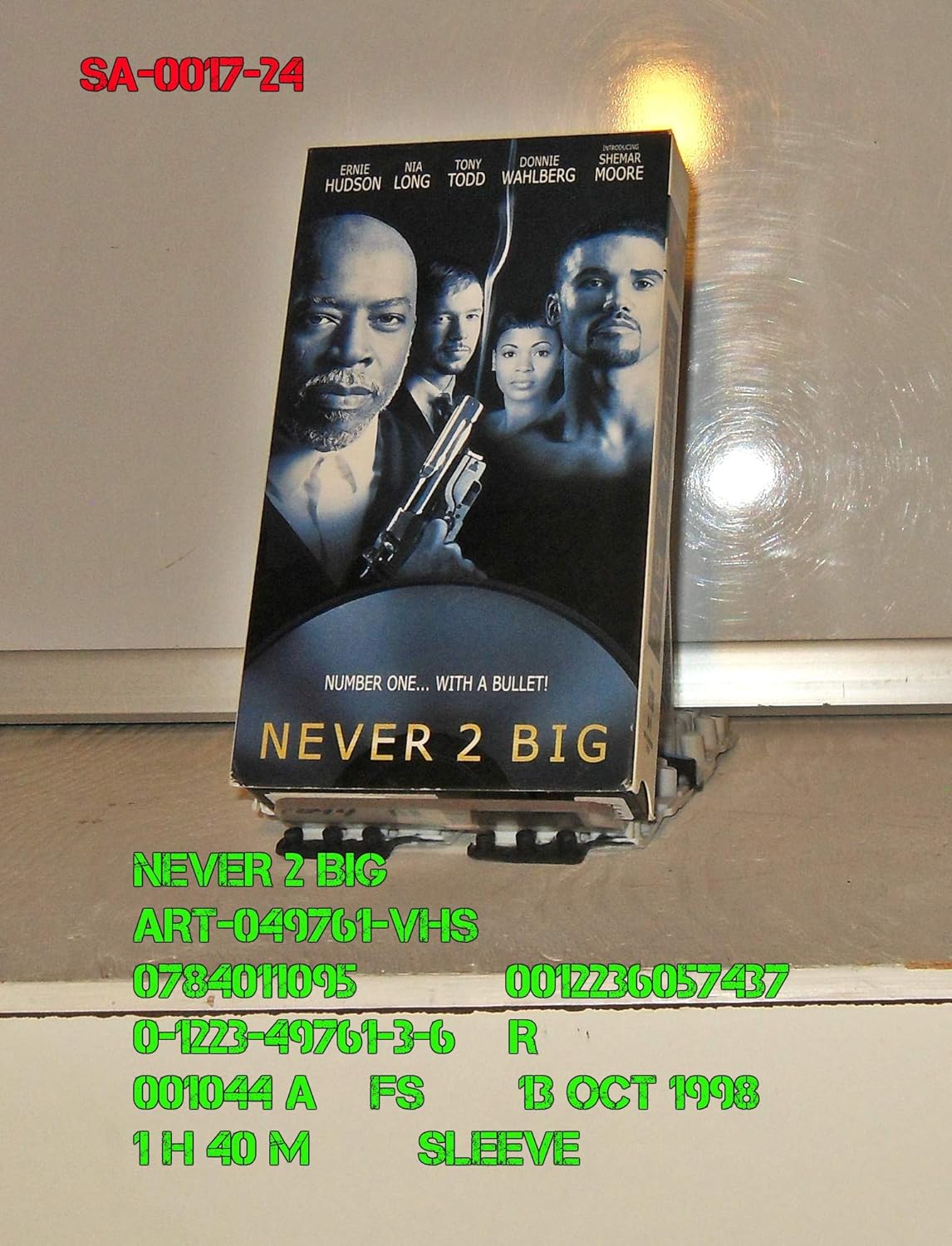 Never 2 Big [VHS] : Shemar Moore, Nia Long, Ernie Hudson, Donnie ...