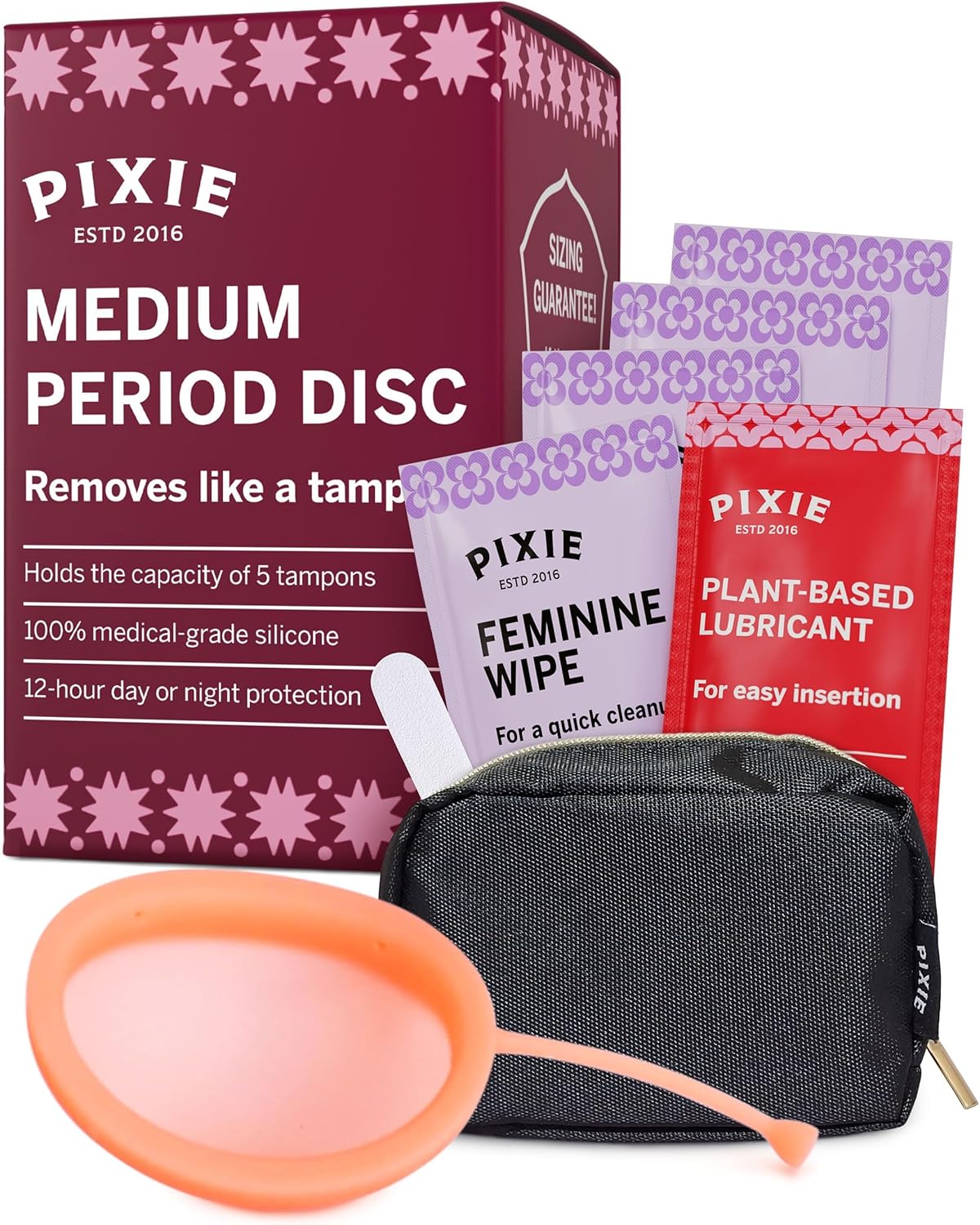 Amazon.com: Pixie Menstrual Disc - No Metals or Toxins - 100% Medical ...