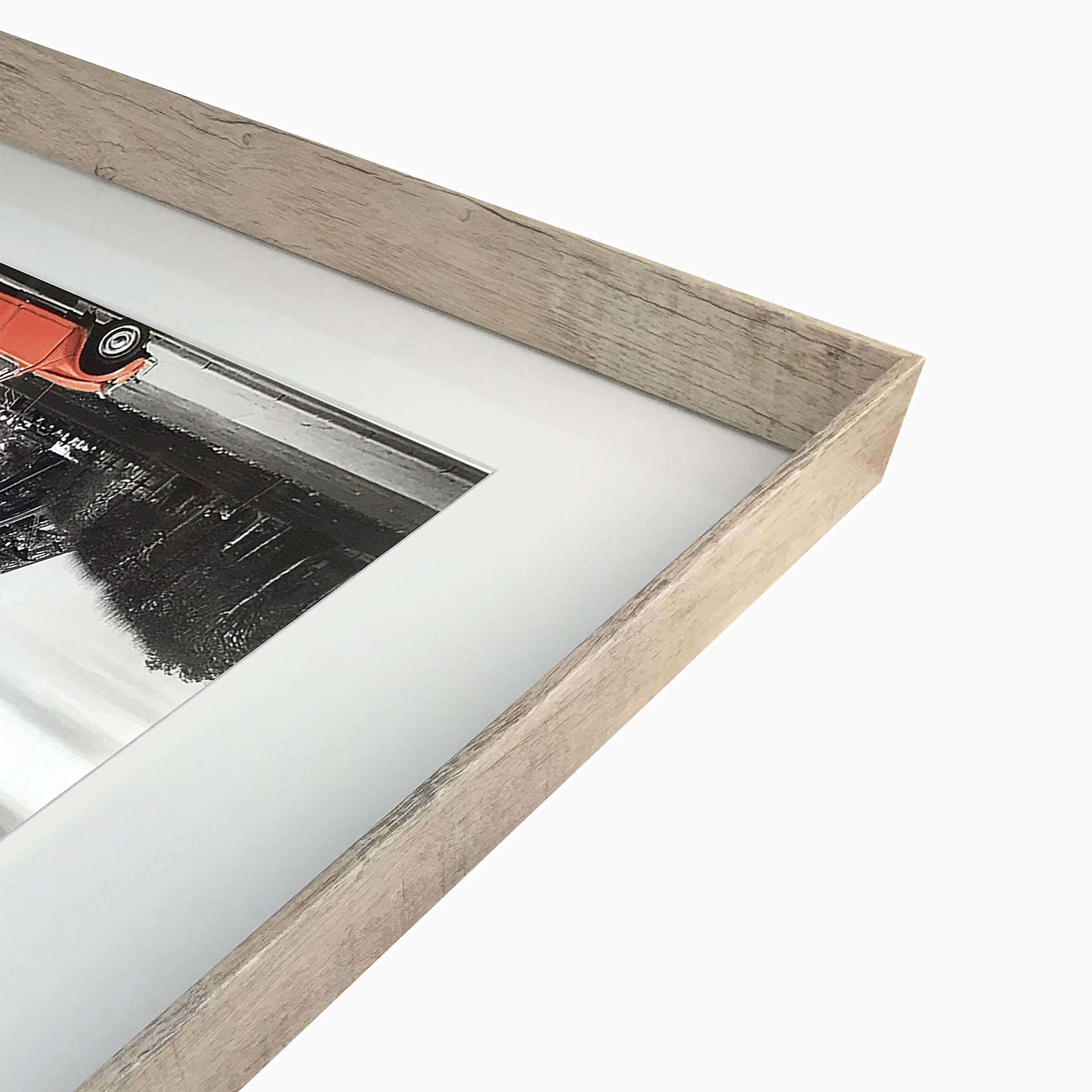 Art Emotion Farmhouse Rustic Woodgrain Style High Profile Picture Frame ...