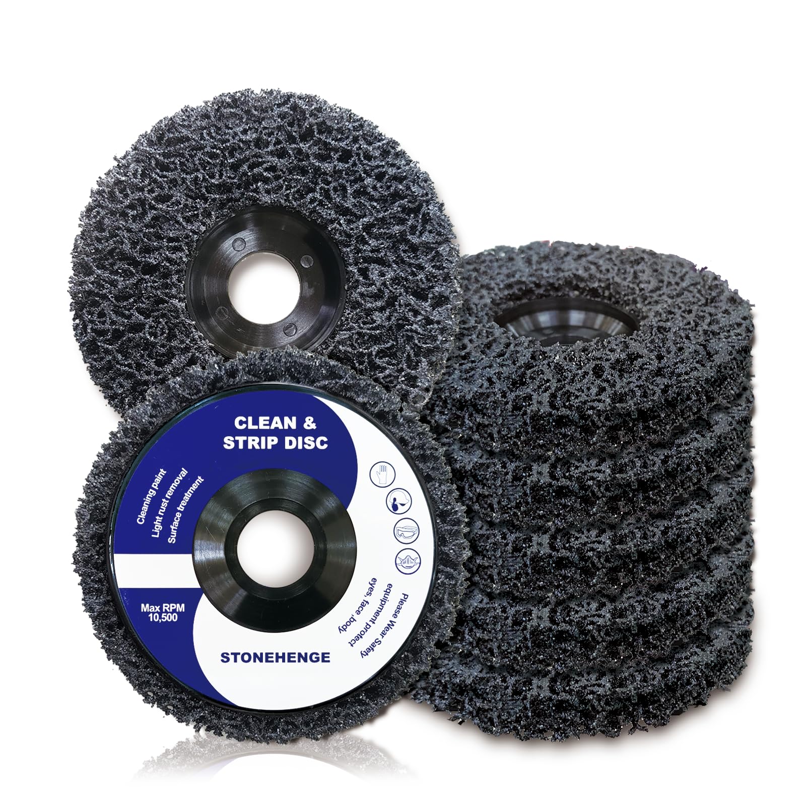 5 PCS - Paint Stripping Wheel Disc Abrasive, Remove Paint Coating Rust ...