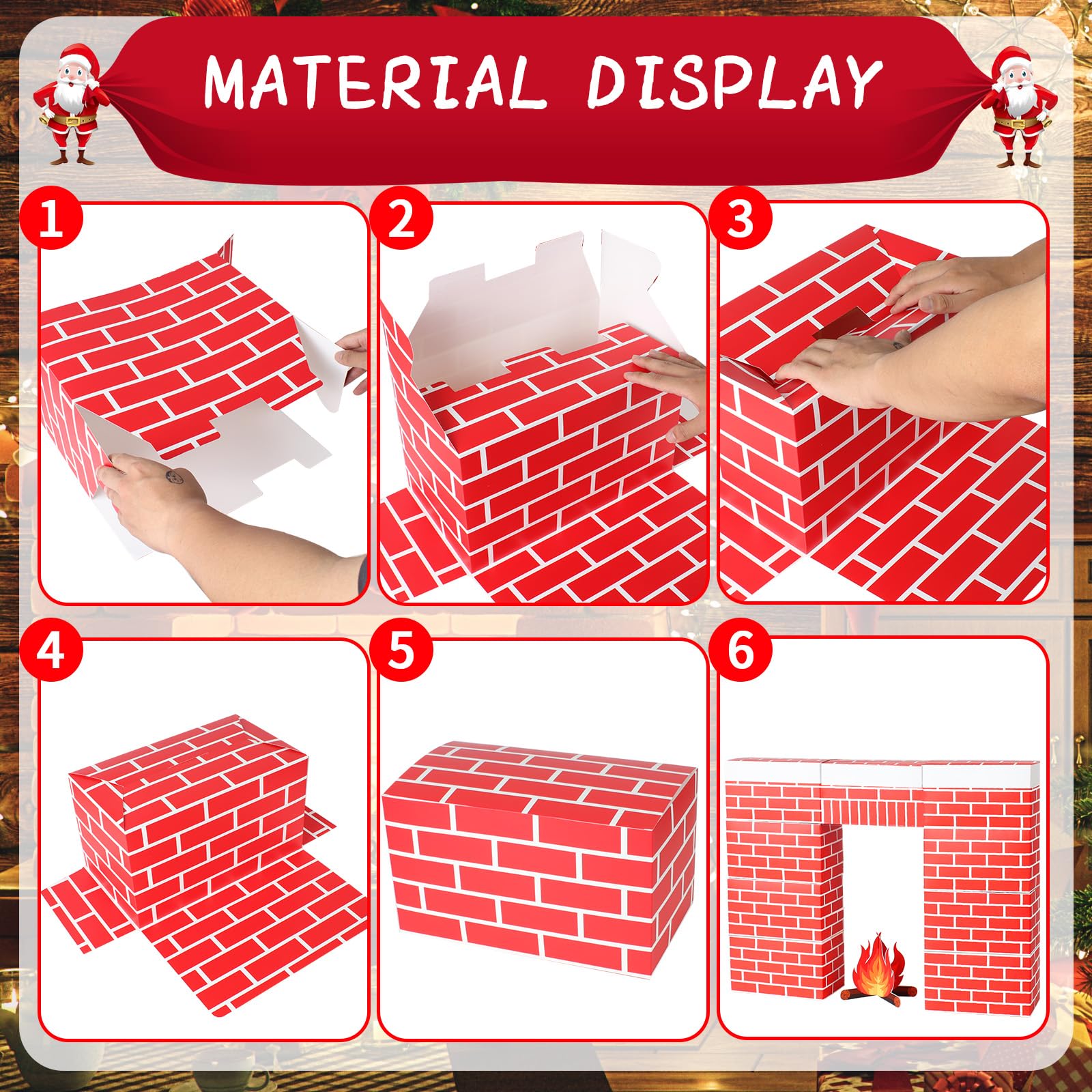 Cardboard Brick Wall Props