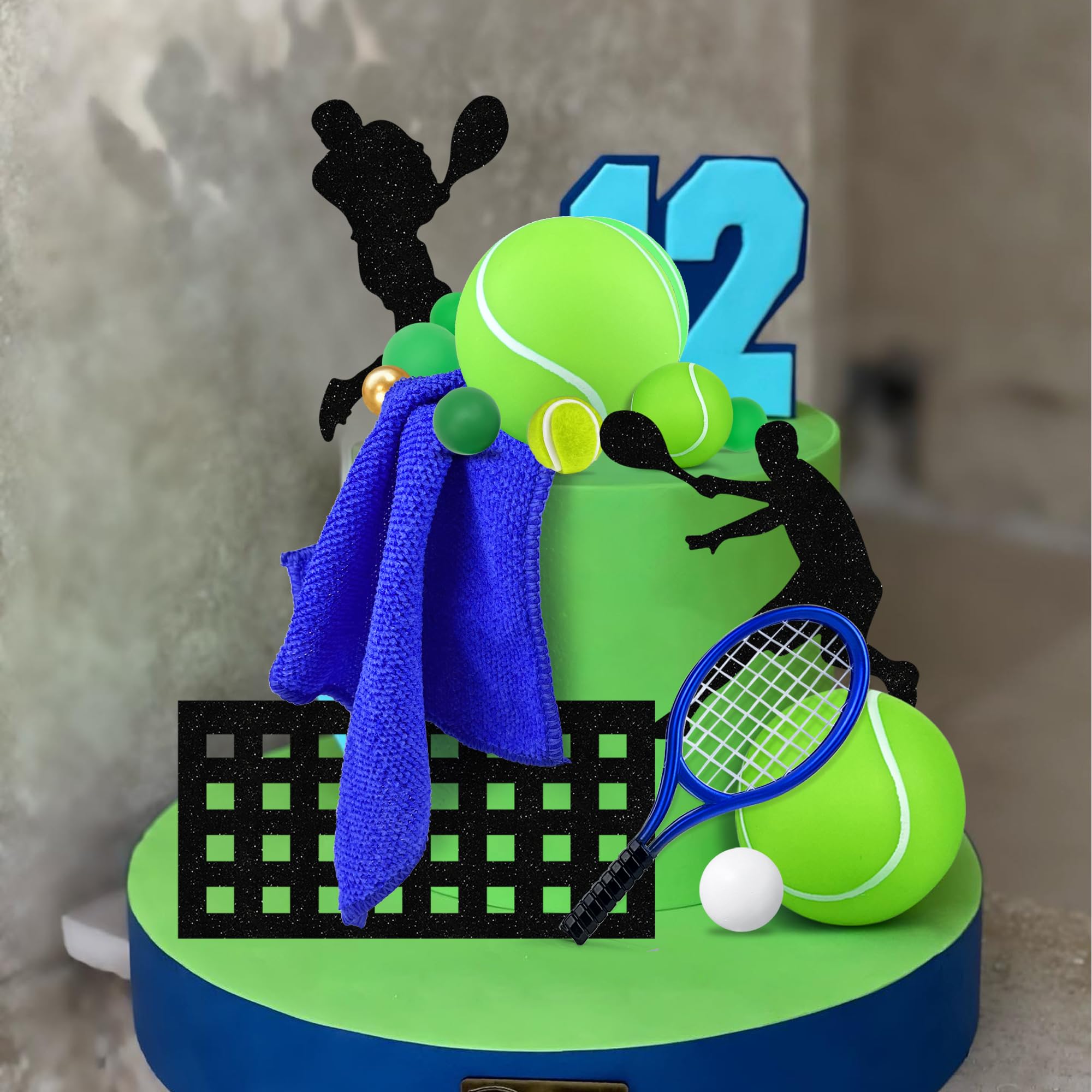 Snapklik.com : 23 PCS Tennis Cake Toppers Sports Ball Cake Decorations ...