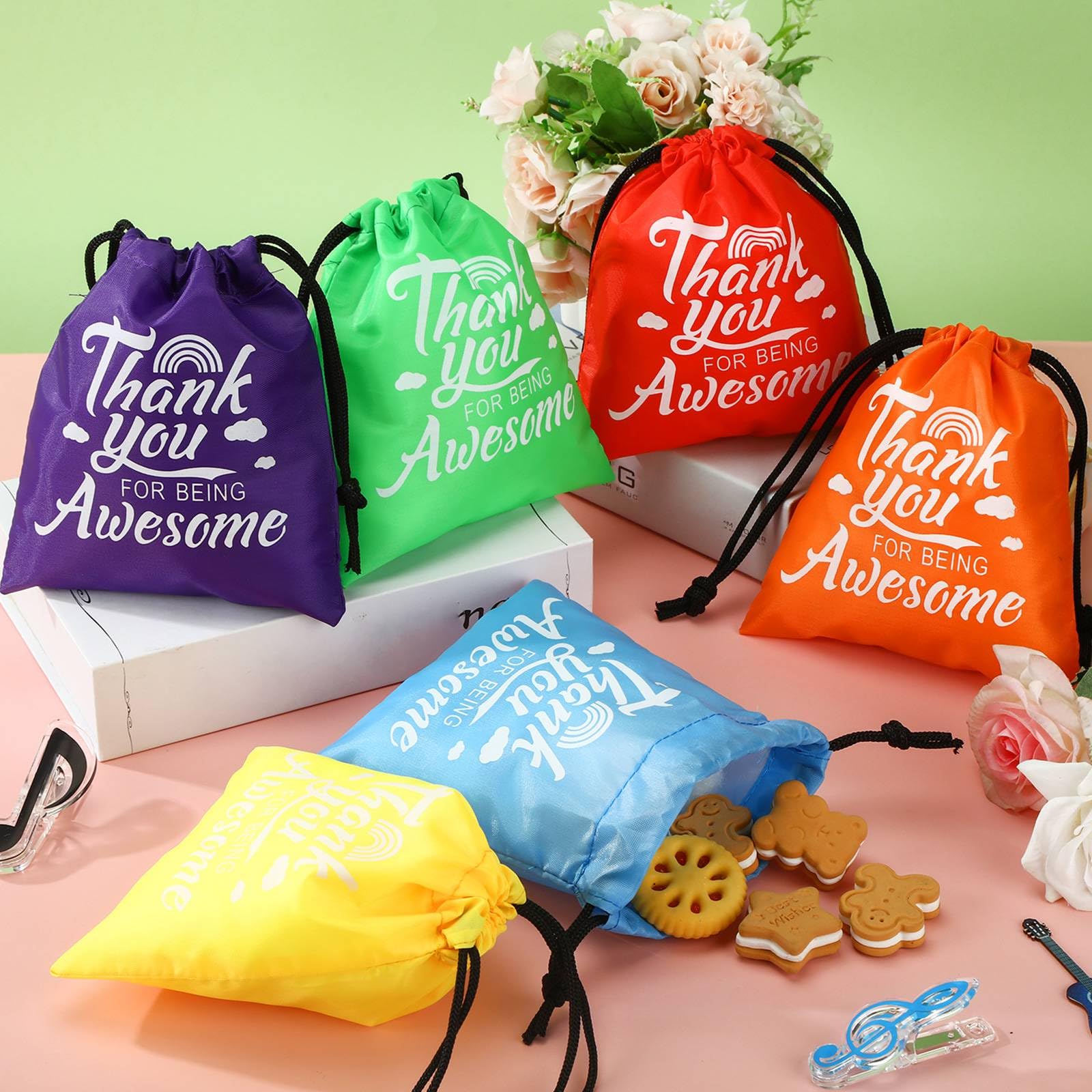 Snapklik.com : 48 Pcs Thank You Employee Appreciation Gift Bags Thank ...