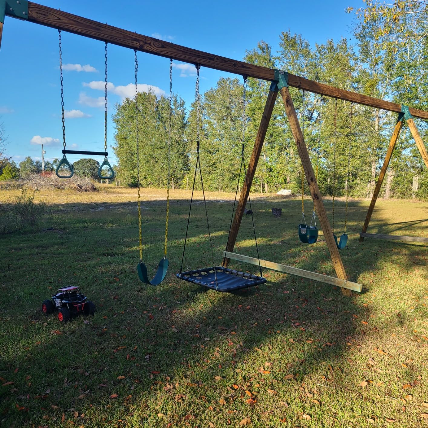 $10/mo - Finance Sorbus Outdoor Platform Swing for Kids - Rectangular ...