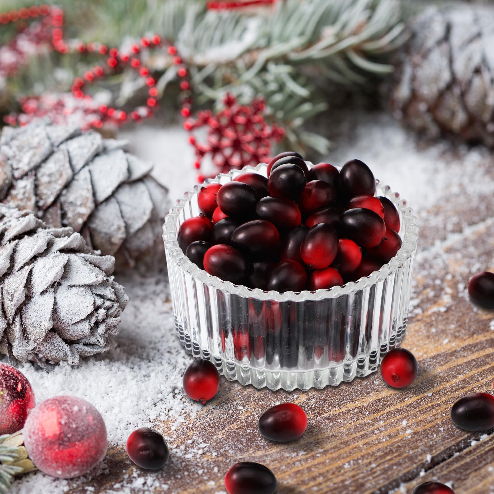 Table Decor Cranberries Creating A Cozy Christmas Farmhouse Dining