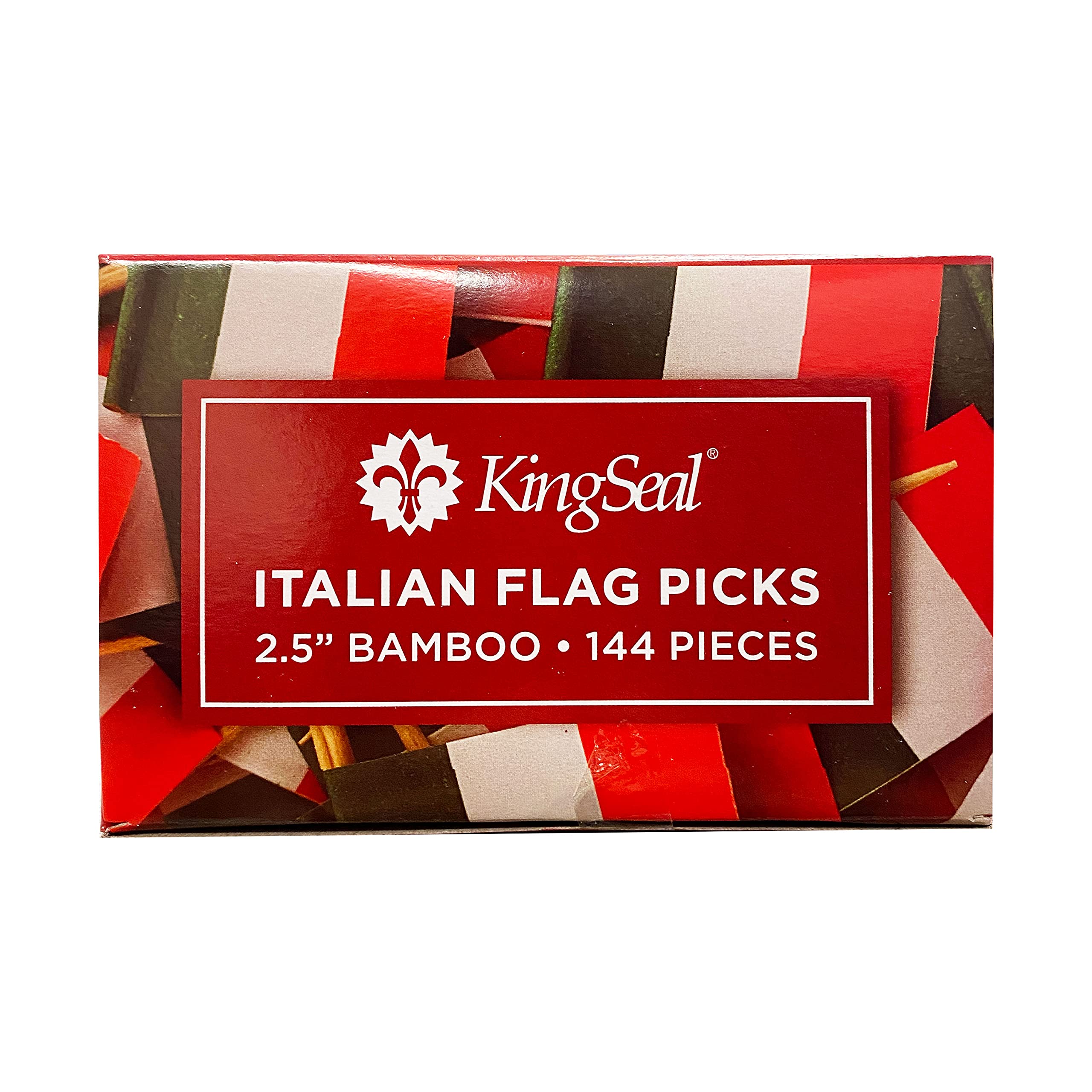 Snapklik.com : KingSeal Italian Flag Toothpicks 2.5 Inch - 10 Boxes Of ...
