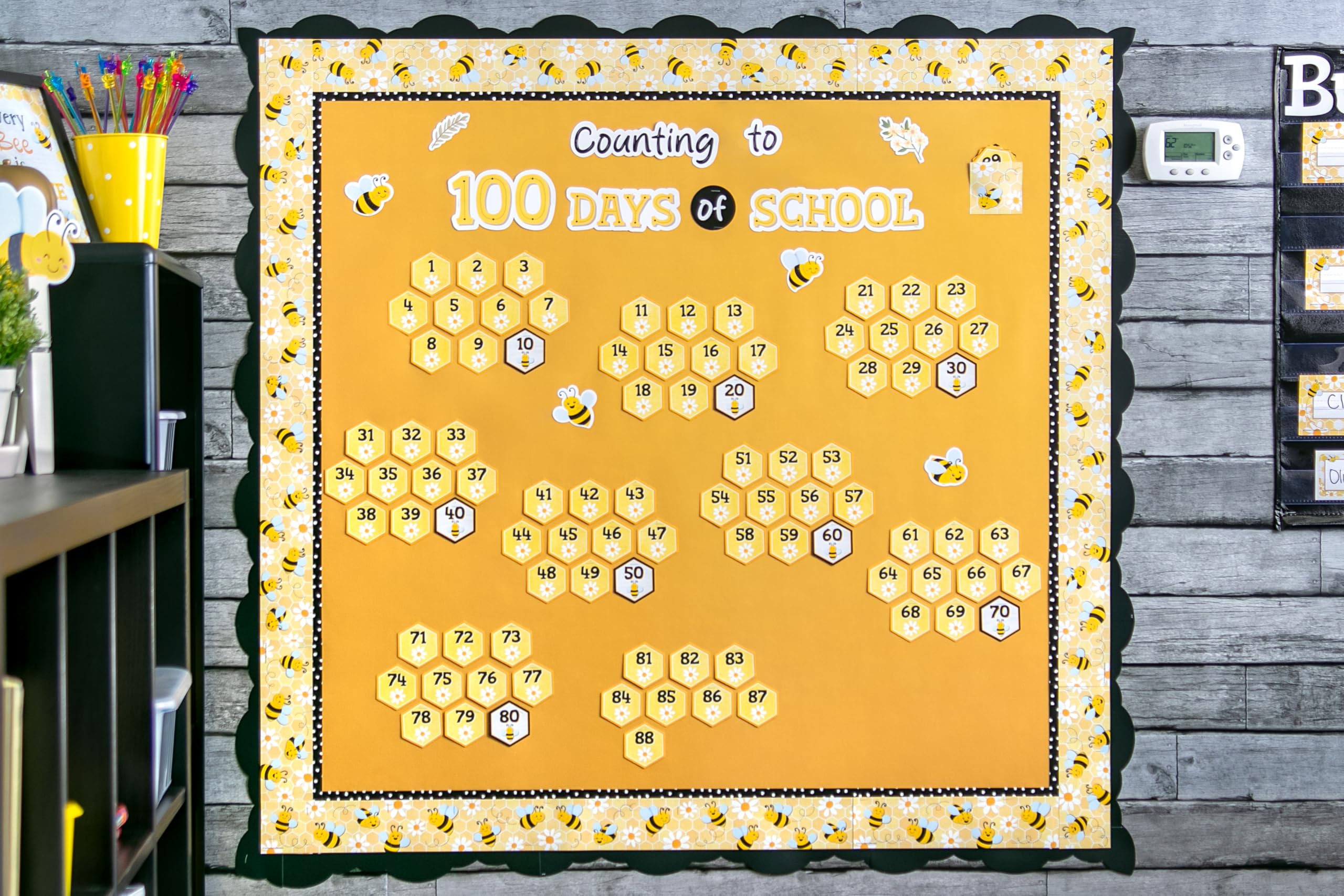 Sand Timer Count The Buzzing Bees | Counting Worksheet | 1-10 By At ...