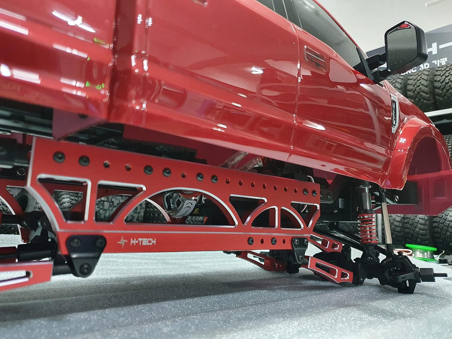 Amazon.com: H-TECH RC 40mm Lift Kit CNC Aluminum Metal for CEN Racing ...