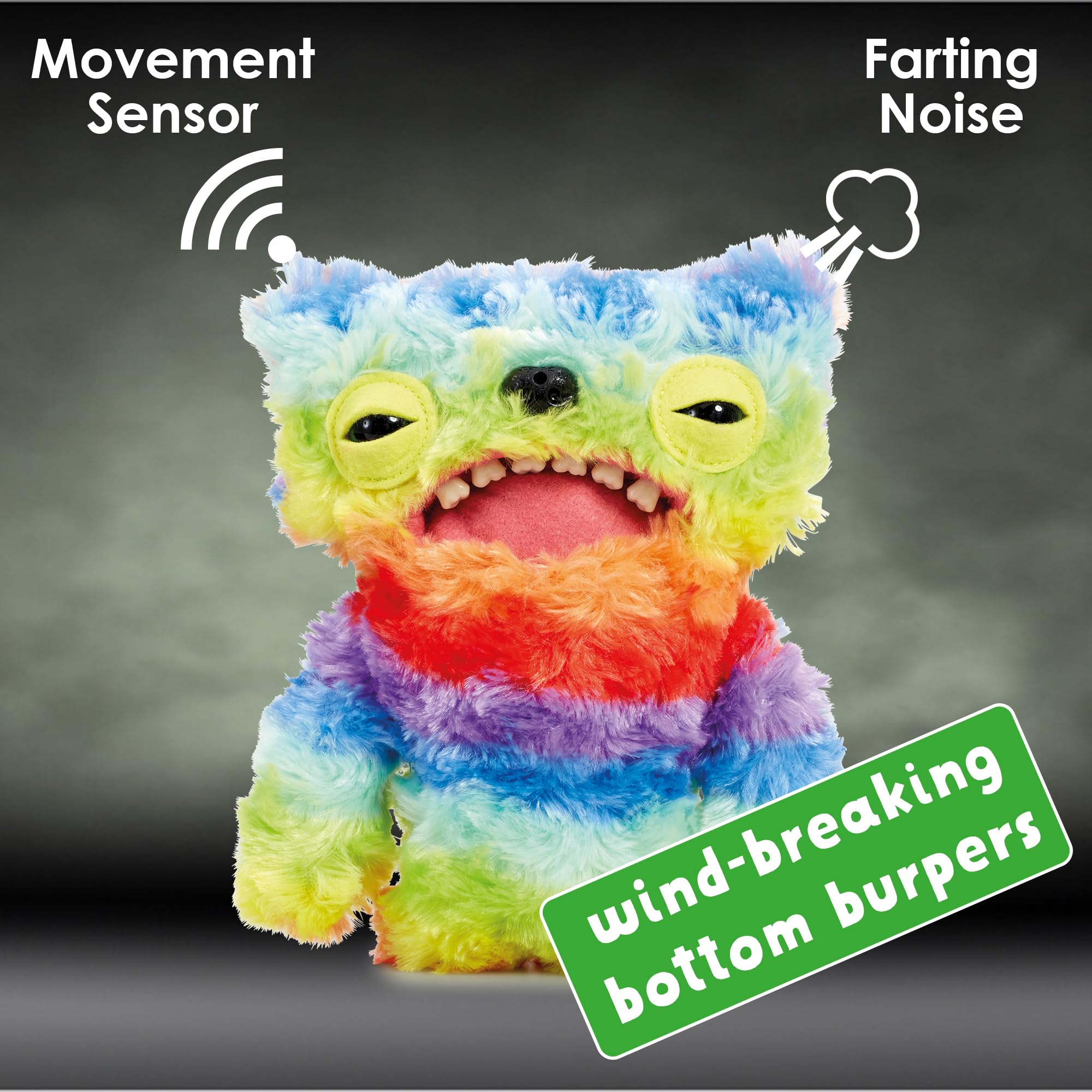 Fuggler Fart Face Wide Eyed Weirdo Soft Toy For Children 4 Years & Over ...