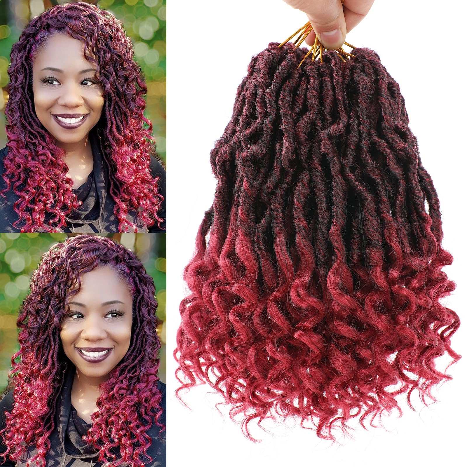 Snapklik.com : Leeven 7 Packs Faux Locs Crochet Hair