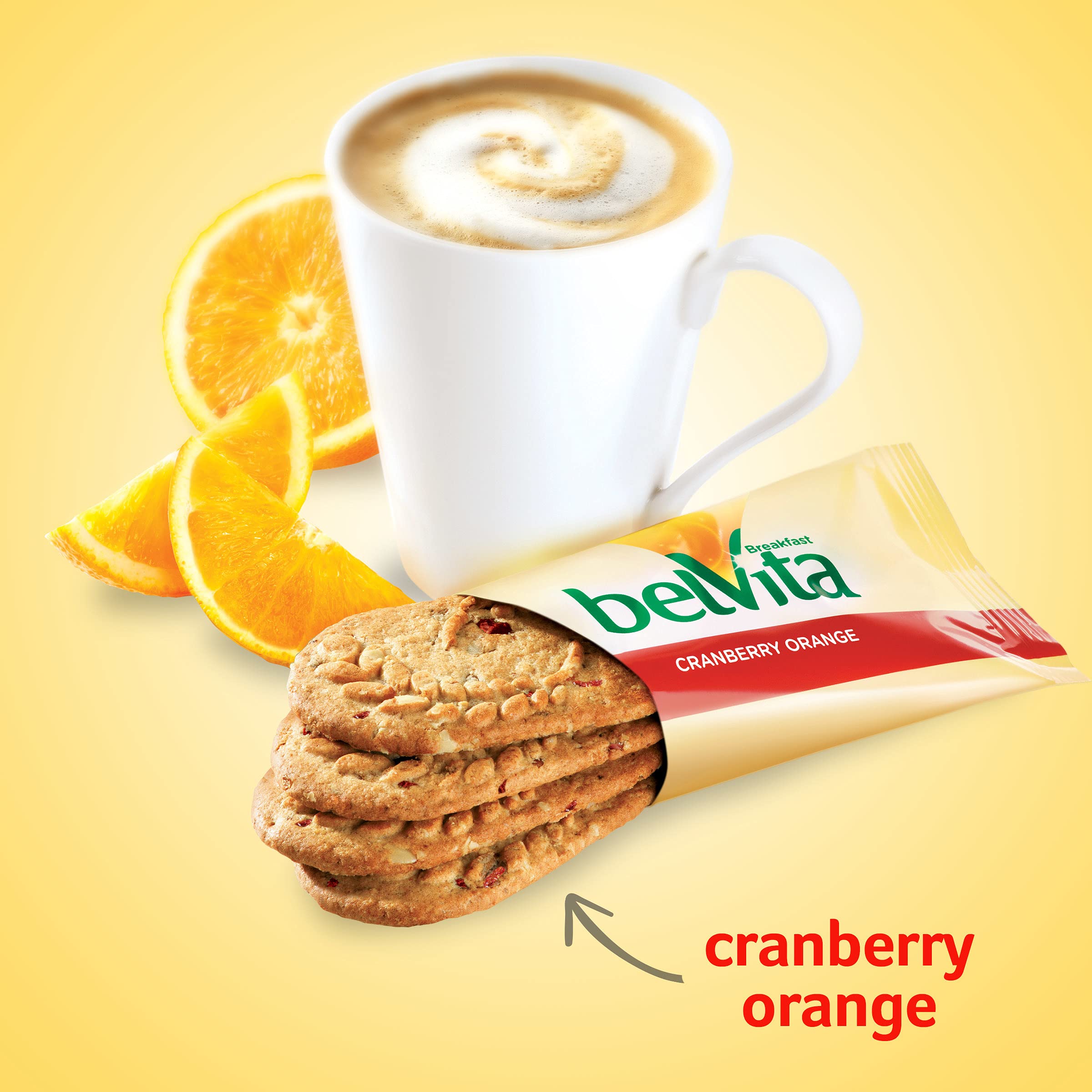 Buy belVita Cranberry Orange Breakfast Biscuits, 8 Packs (4 Biscuits ...