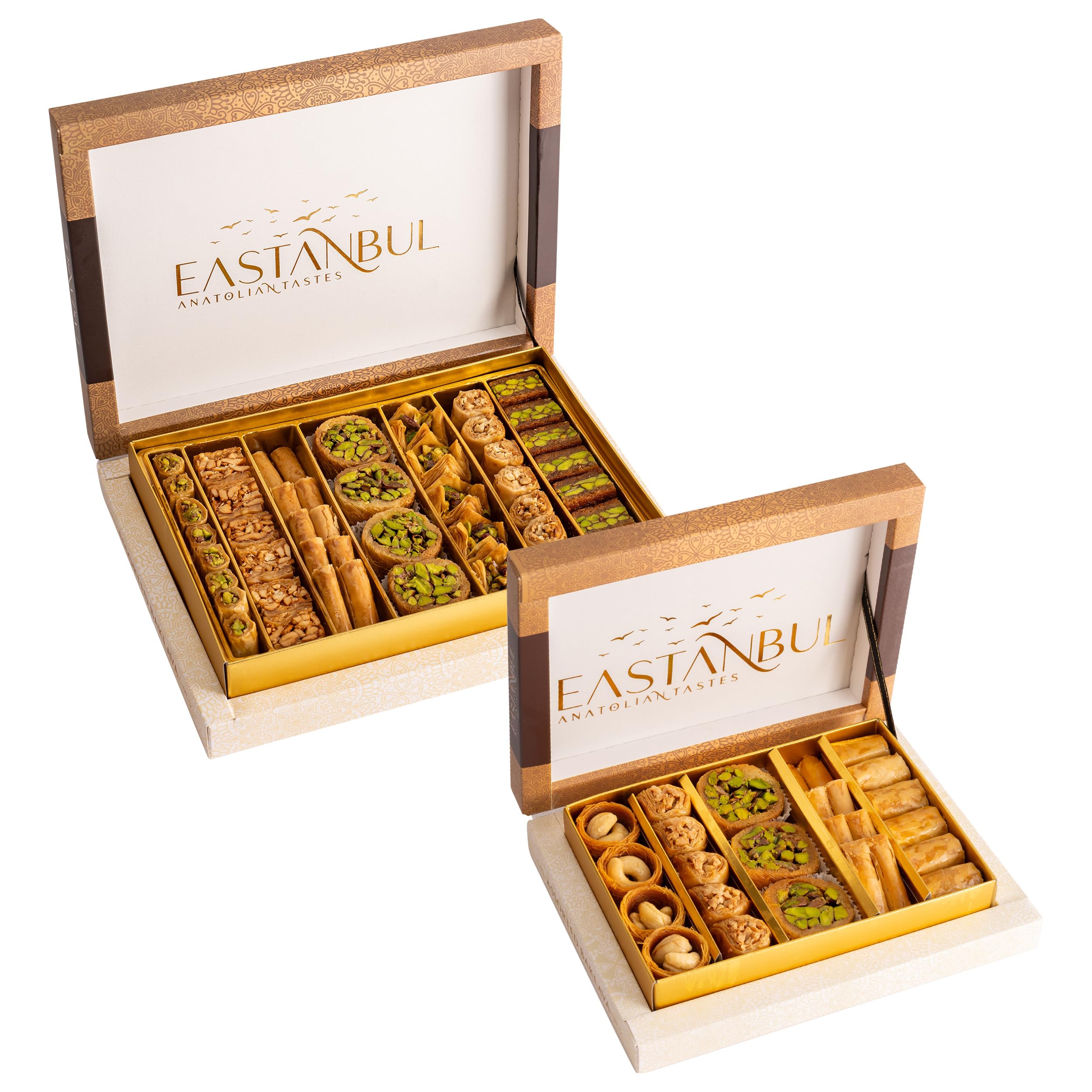 Amazon.com: Eastanbul Baklava, Baklava Gift Box Set: 1.1lb & 8.8oz ...