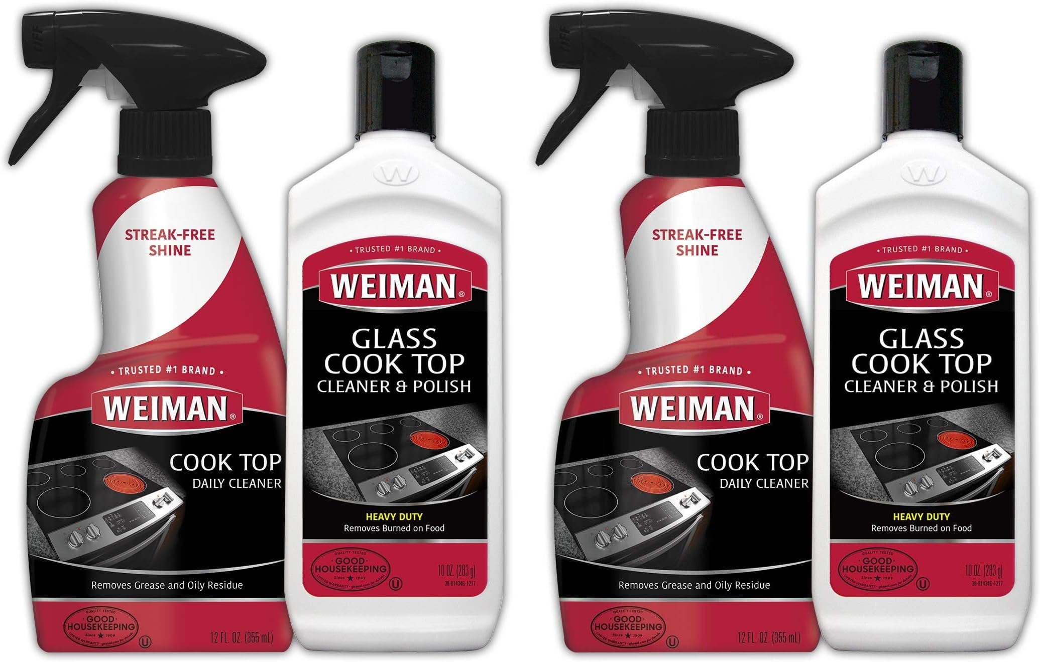 Amazon.com: Weiman Complete Cook Top Cleaning Kit - Cook Top Cleaner ...