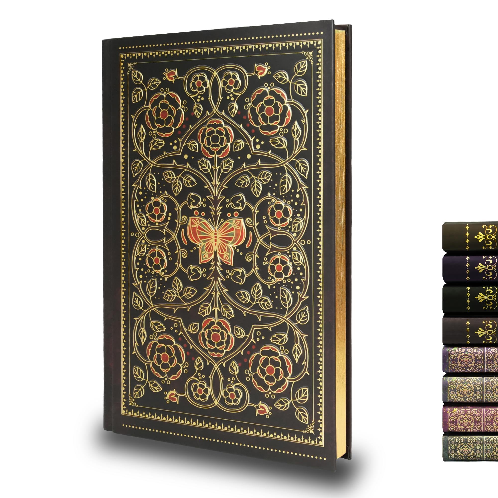 Amazon.com : Navkejon Vintage Embossed Journal, Hardcover Lined Fancy ...