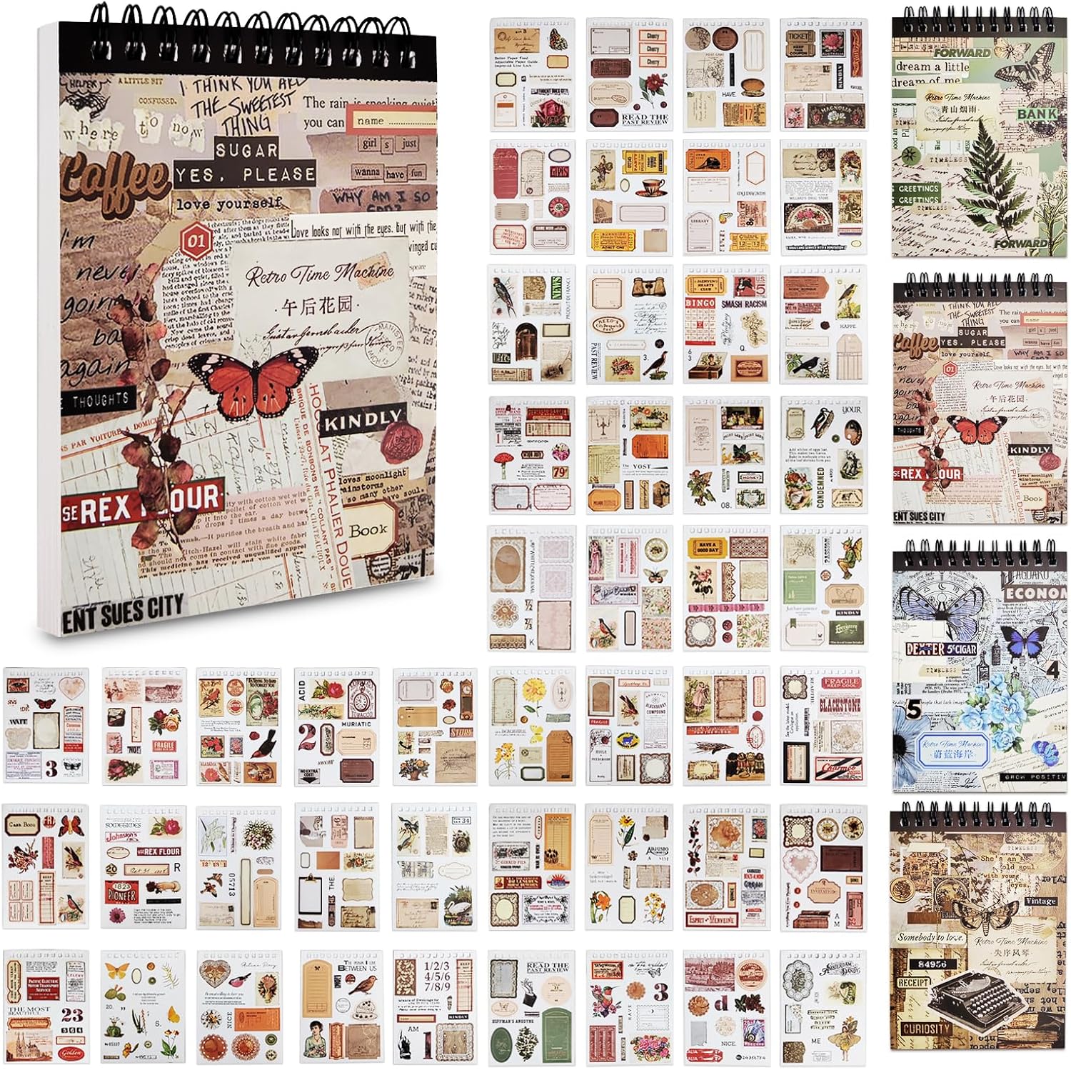 Amazon.com : SpeedBurst Scrapbook Supplies, Vintage Scrapbook Paper ...