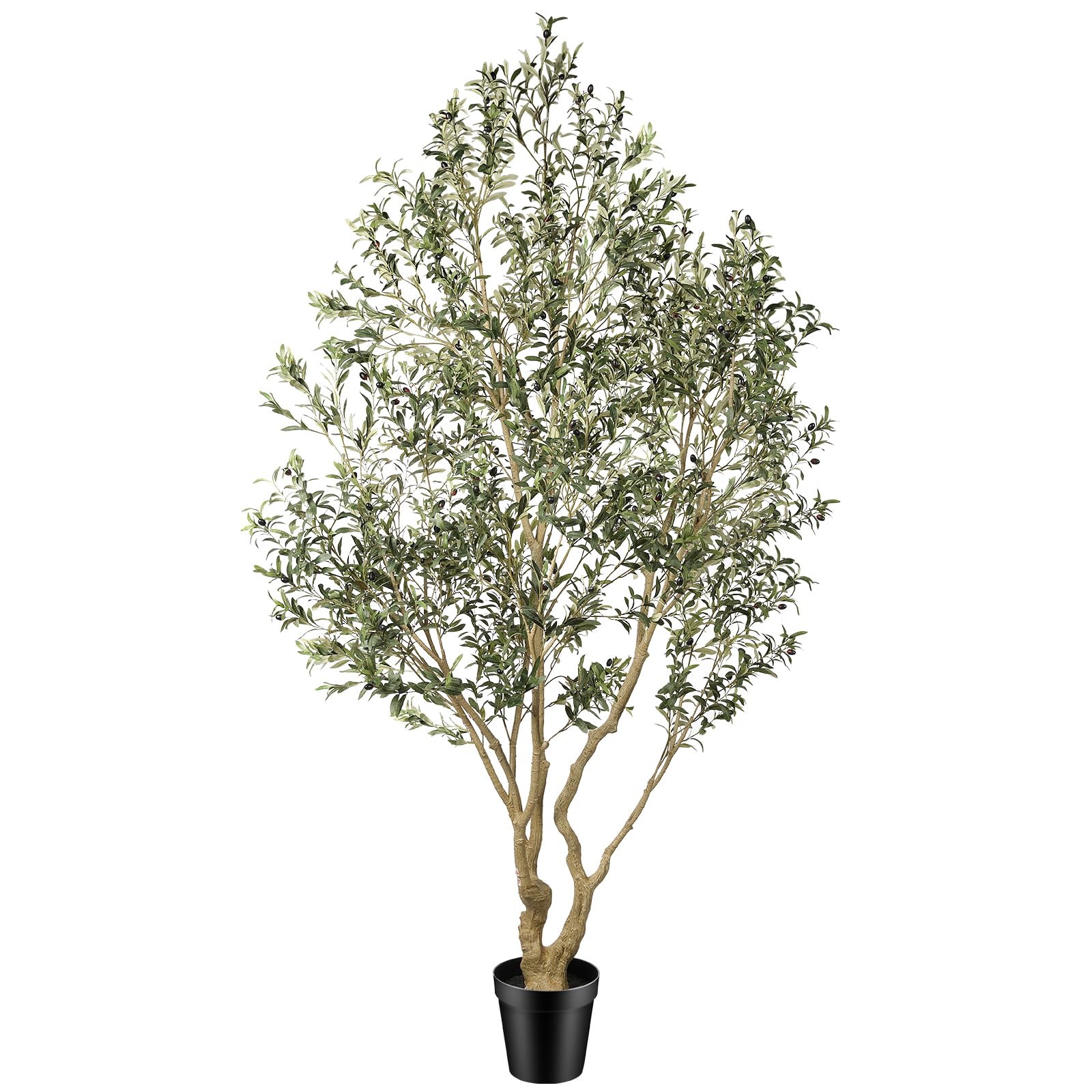 Amazon.com: PHYTREE Tall Artificial Olive Tree 9ft, Large Faux Olive Tree, Fake Olive Tree with ...