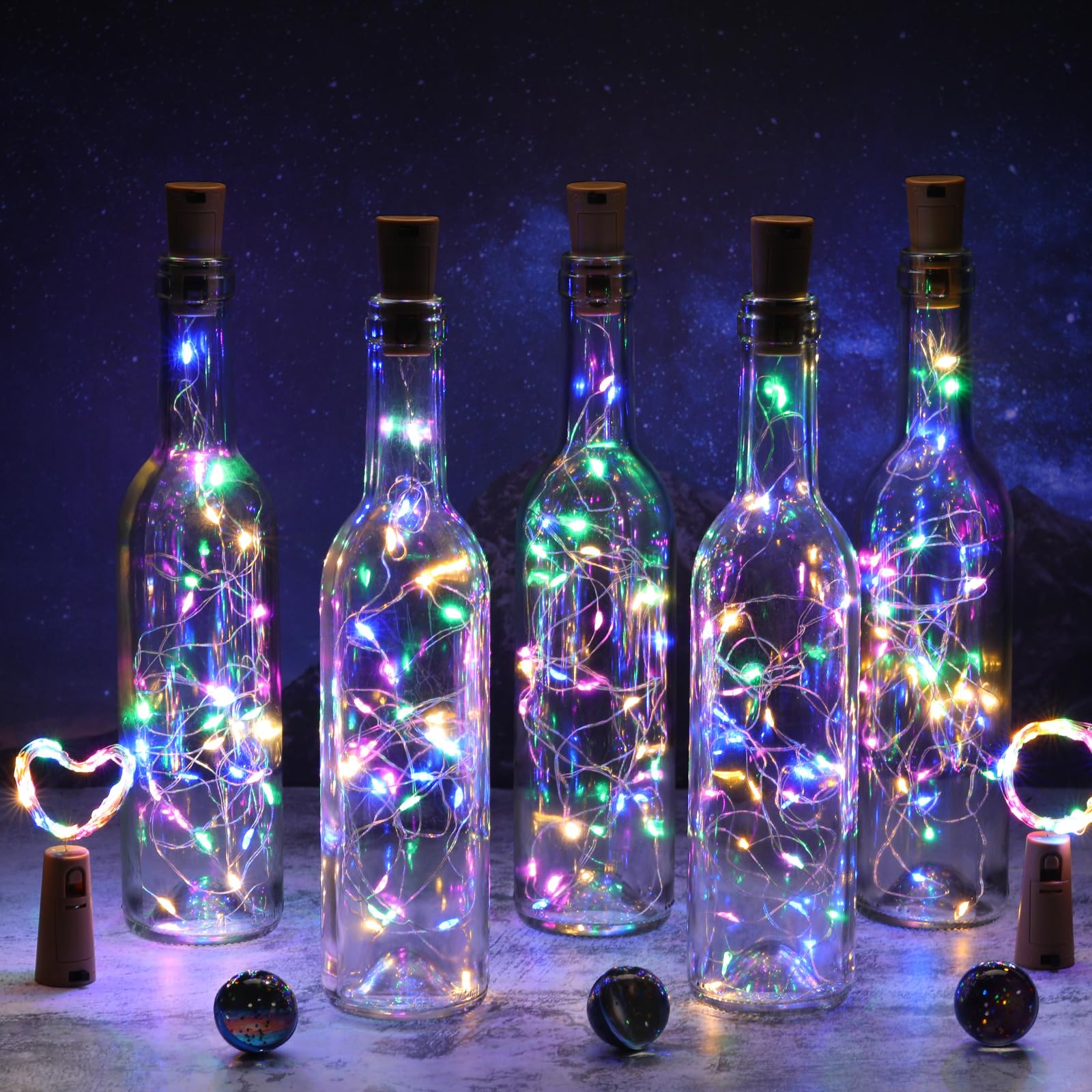 Botellas Con Luces Para Despedidas De Soltera Vino Before Vows