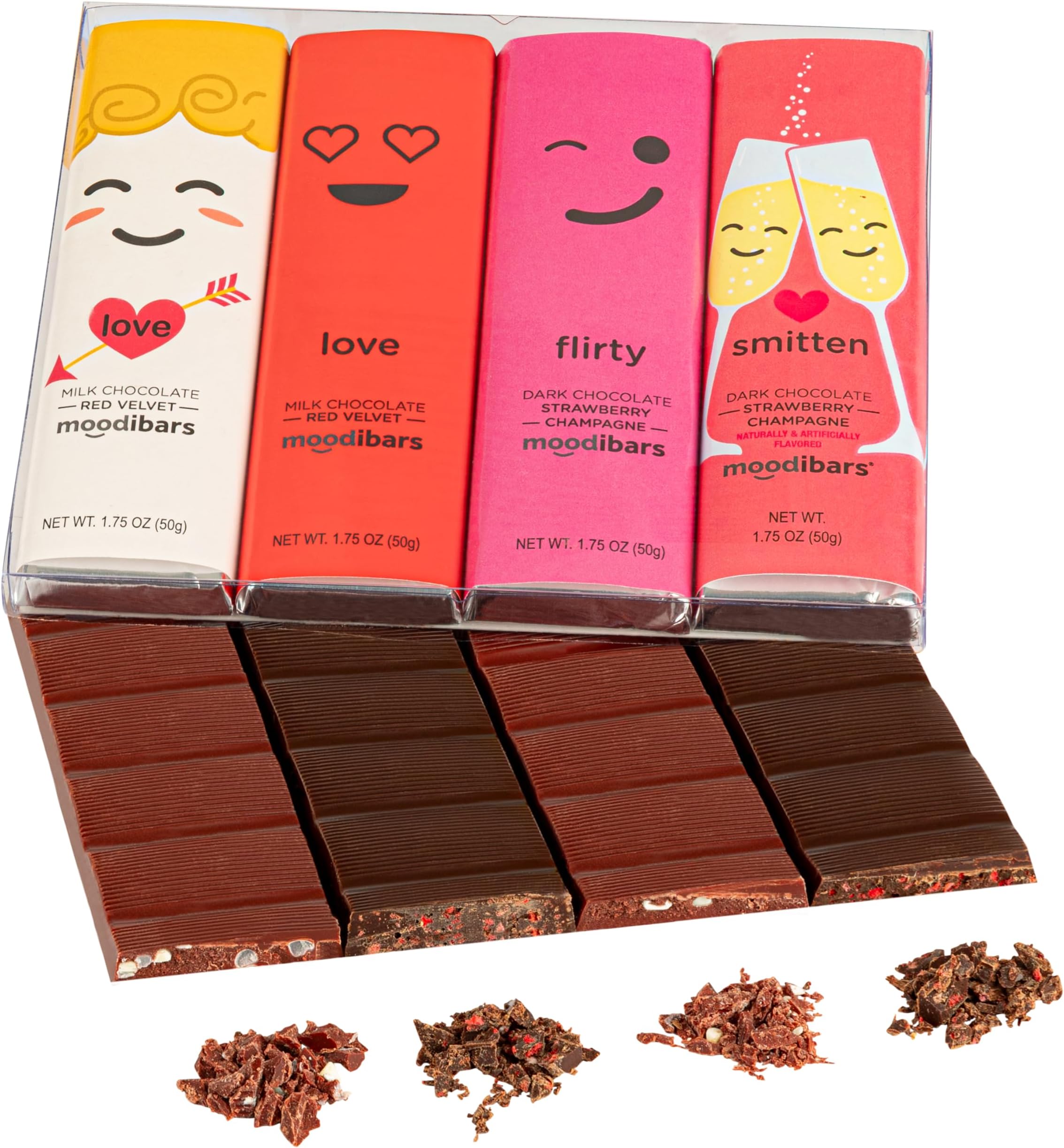 Amazon.com : Tabs Chocolate Squares for Couples (2 Boxes) - Dark ...