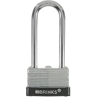 BRINKS 40mm Laminated Steel Keyed and Warded Padlock