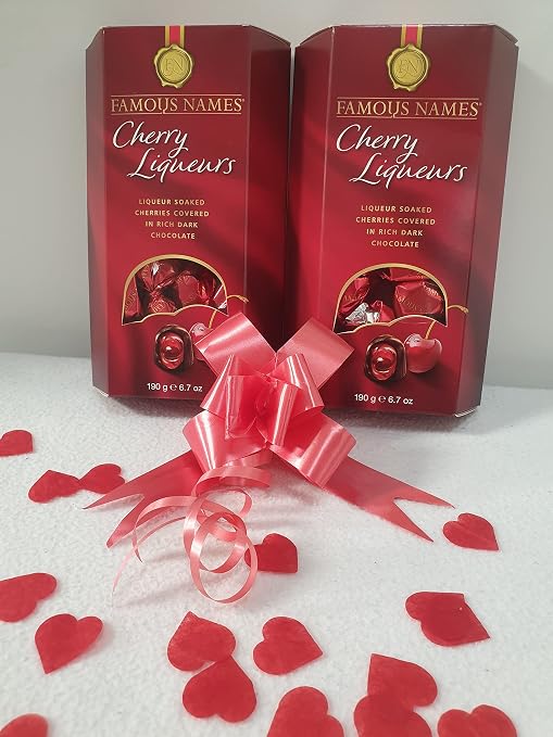 2 Famous Names Chocolate Cherry Liqueurs (2 x 190g) : Amazon.co.uk: Grocery