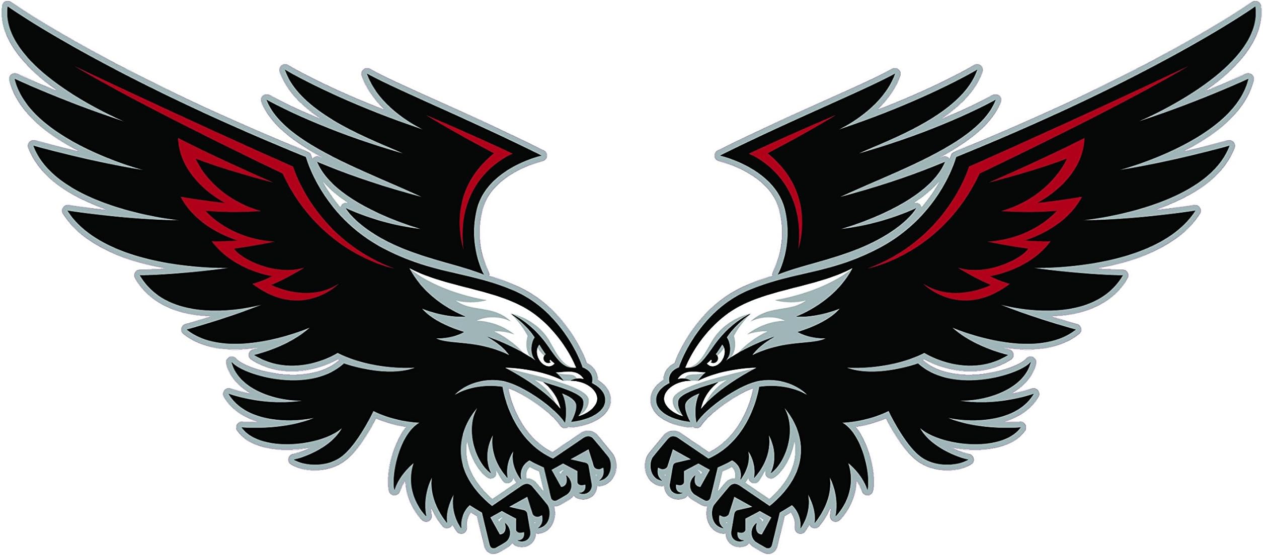 Amazon.com: Soaring Hawk Pair Decal 5" Each : Sports & Outdoors