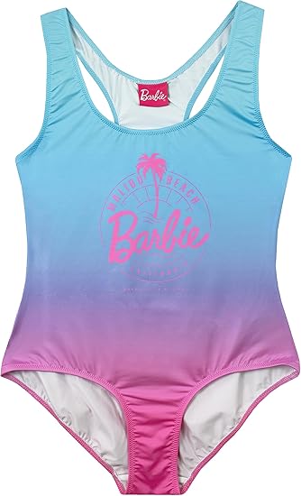 Amazon.com: Barbie Swimming Costume | Malibu Beach Womens Swimsuit ...