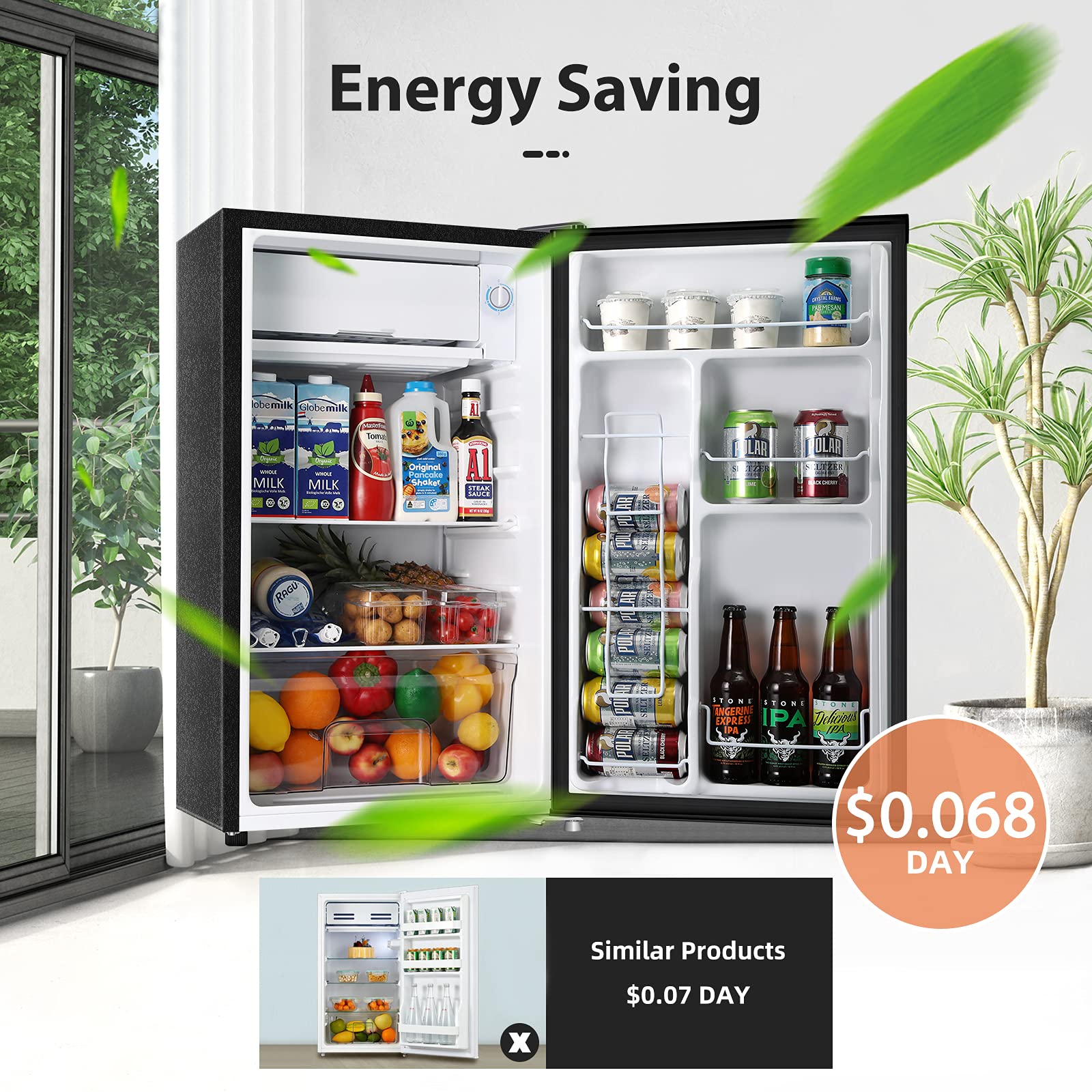 BANGSON Mini Fridge with Free...B09H5HC5GJ | Encarguelo.com