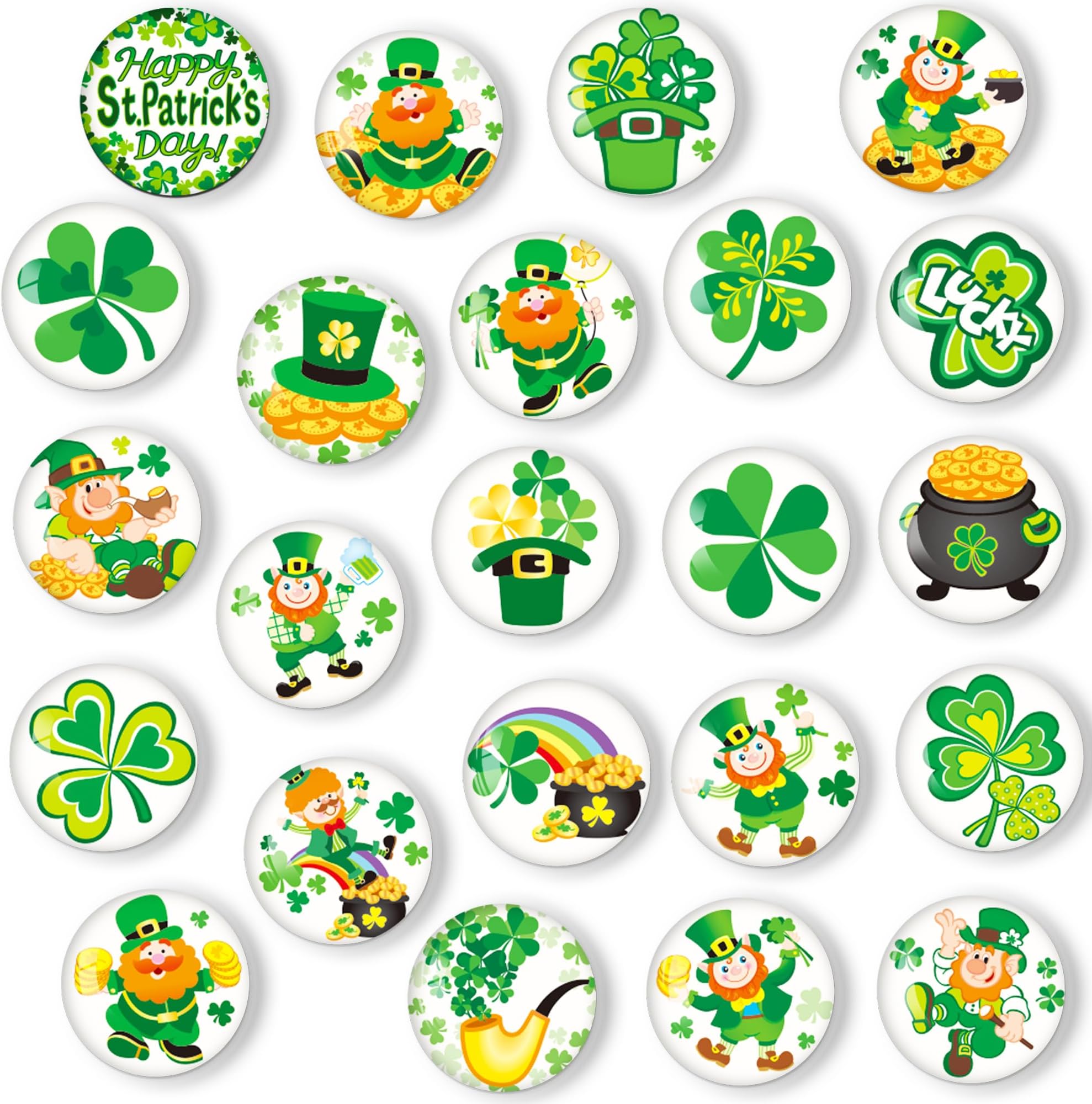 Amazon.com: Novel Merk Irish Shamrock Ireland American Green Print ...