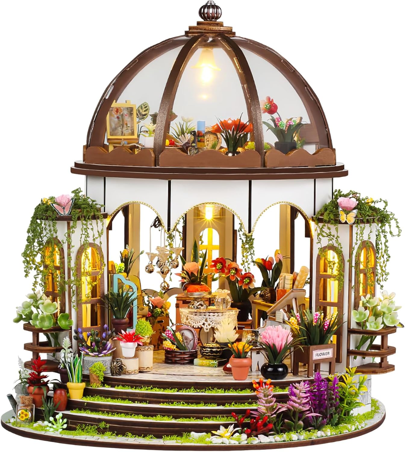 Amazon.com: LCZNXJJY DIY Miniature House Kit,1:24 Scale Tiny House Kit ...