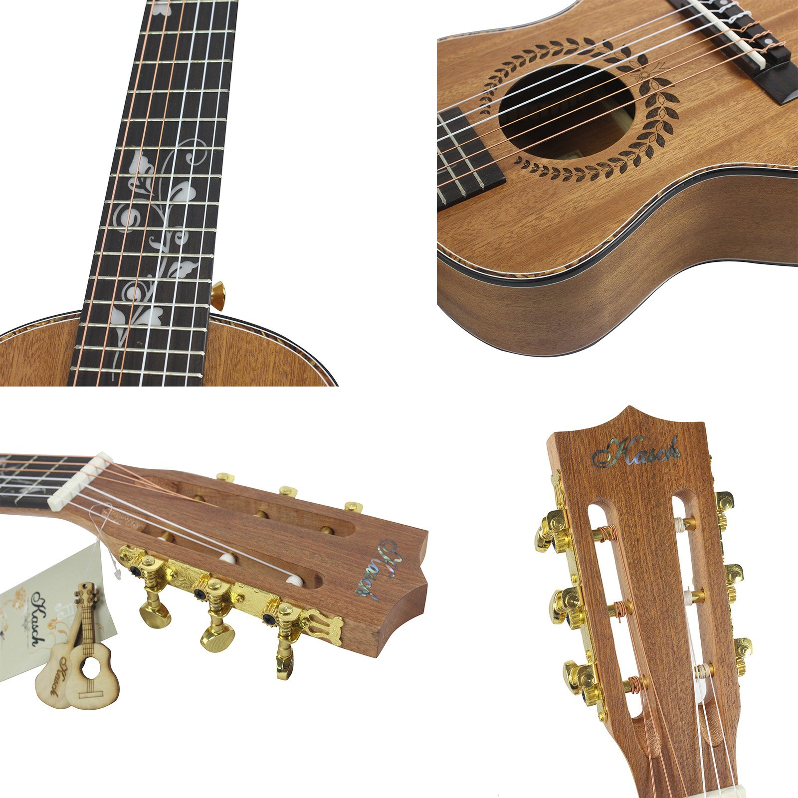 Buy Hjuns 28 Inches Guitalele Guitarlele Guilele Travel Guitar Solid ...