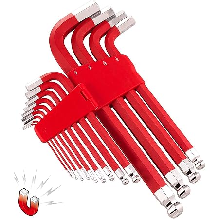 Jumbo Allen Wrench Hex Key Set, 6pc. SAE