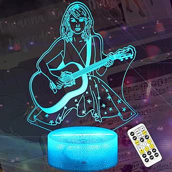 Music Night Light with Remote - 7 Color Changing, 4 Flash Modes for ...