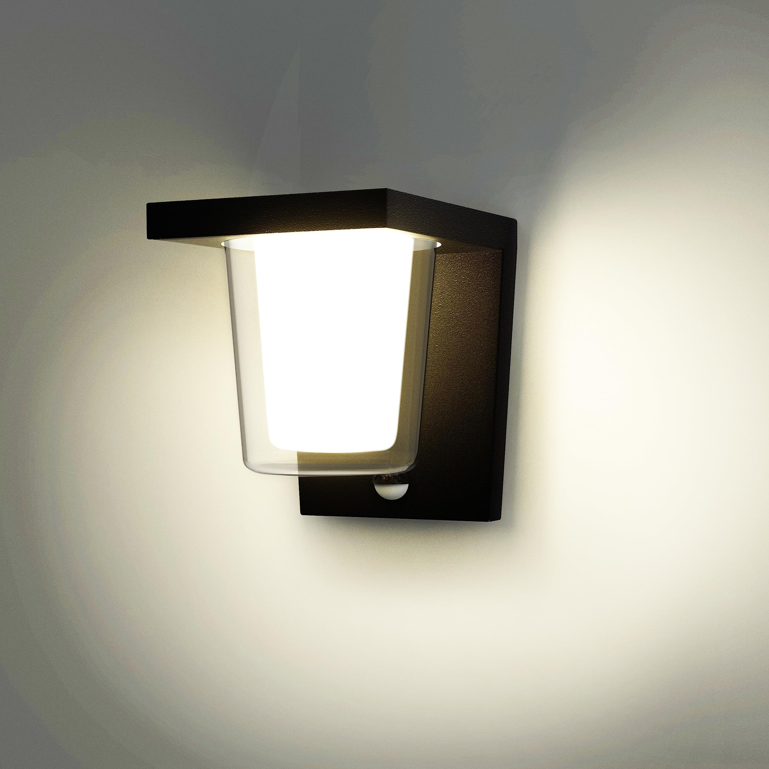 FLORNIA LED Outdoor Wall Light with Motion Sensor, Outside Wall Light ...