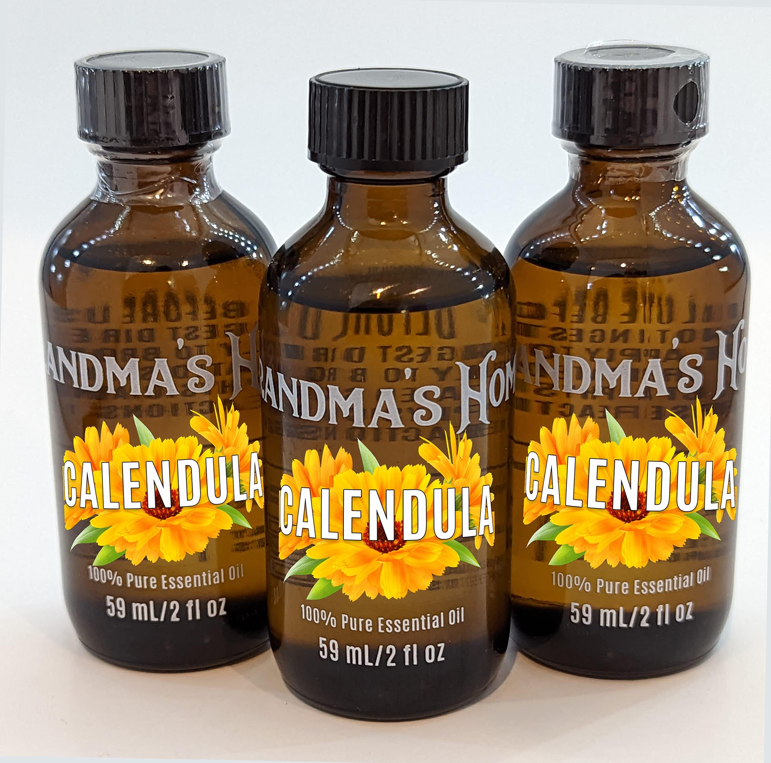 Amazon.com: Grandma's Home Calendula Essential Oil 3 Pack 100% Pure ...