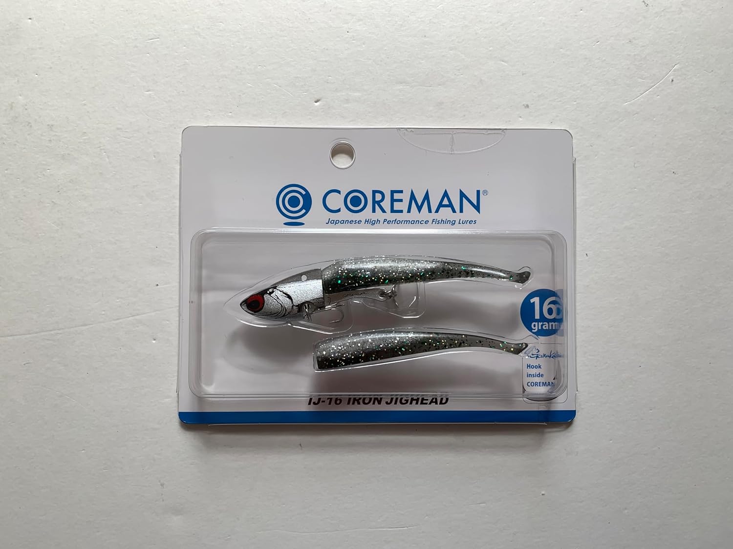 Amazon.co.jp: コアマン(Coreman) アイアンジグヘッド #001 シルバーヘッド／カタクチイワシ IJ-16 : スポーツ＆アウトドア