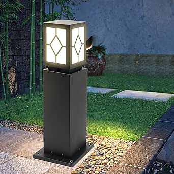 TooCust Heavy Duty Bollard Lights, IP65 Waterproof Landscape Path ...