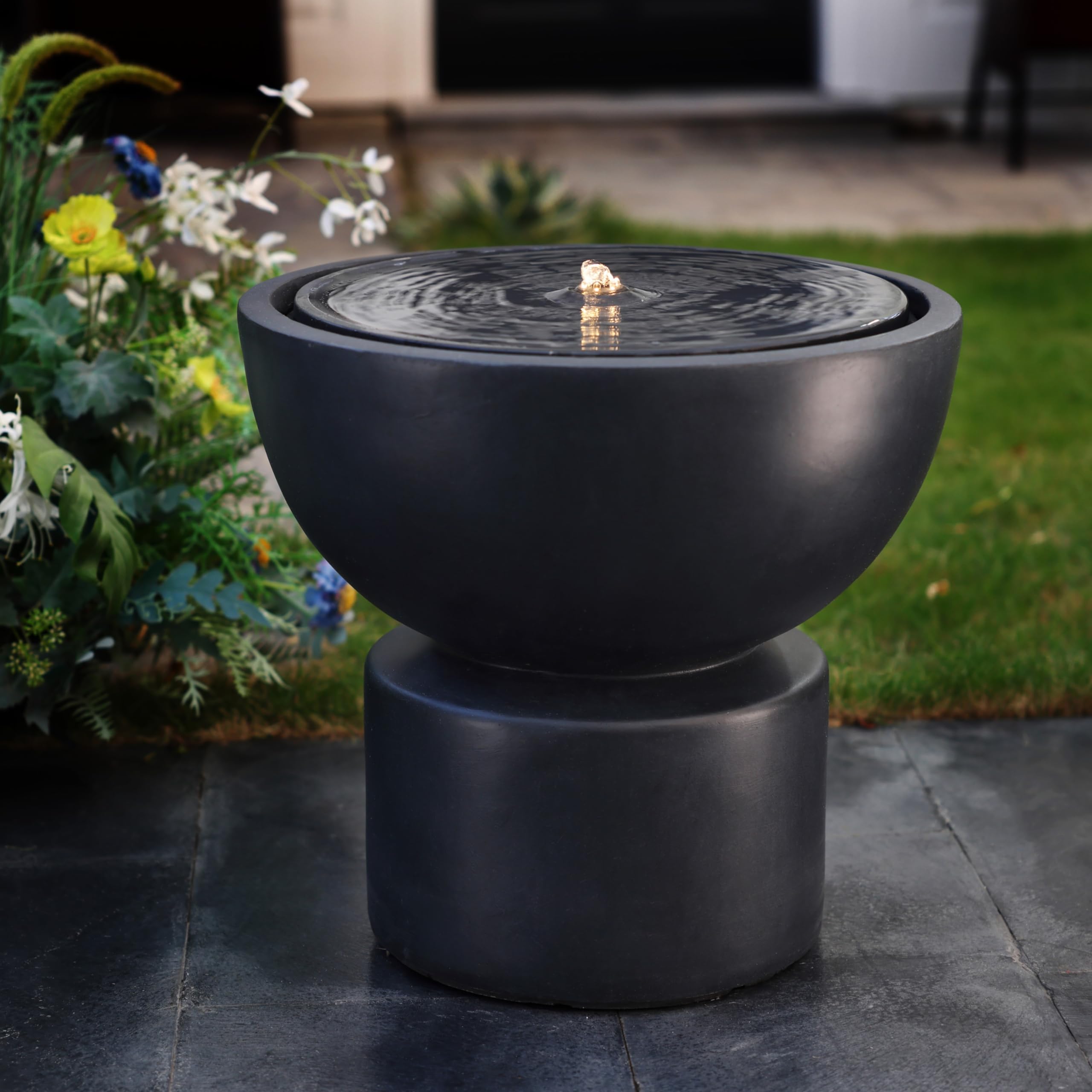 Bubbling Water Fountain The Latest Trends In Outdoor Water Elements
