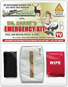 Amazon.com: Shart Hunting Hunter Wet Fart Emergency Kit - Funny Gift ...