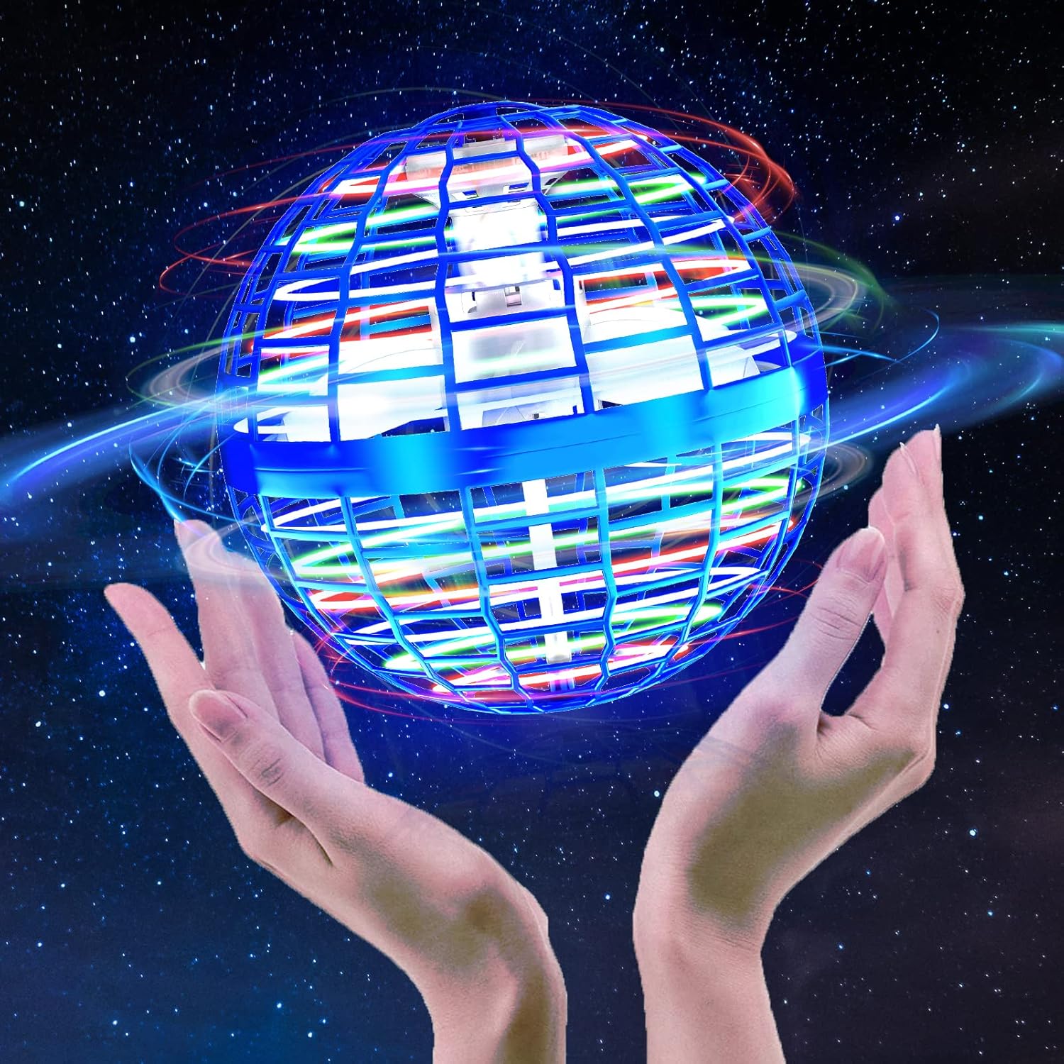 Amazon.com: Flying Orb Ball, Cosmic Globe Boomerang Hover Ball Galactic Fidget Spinner, Magic ...