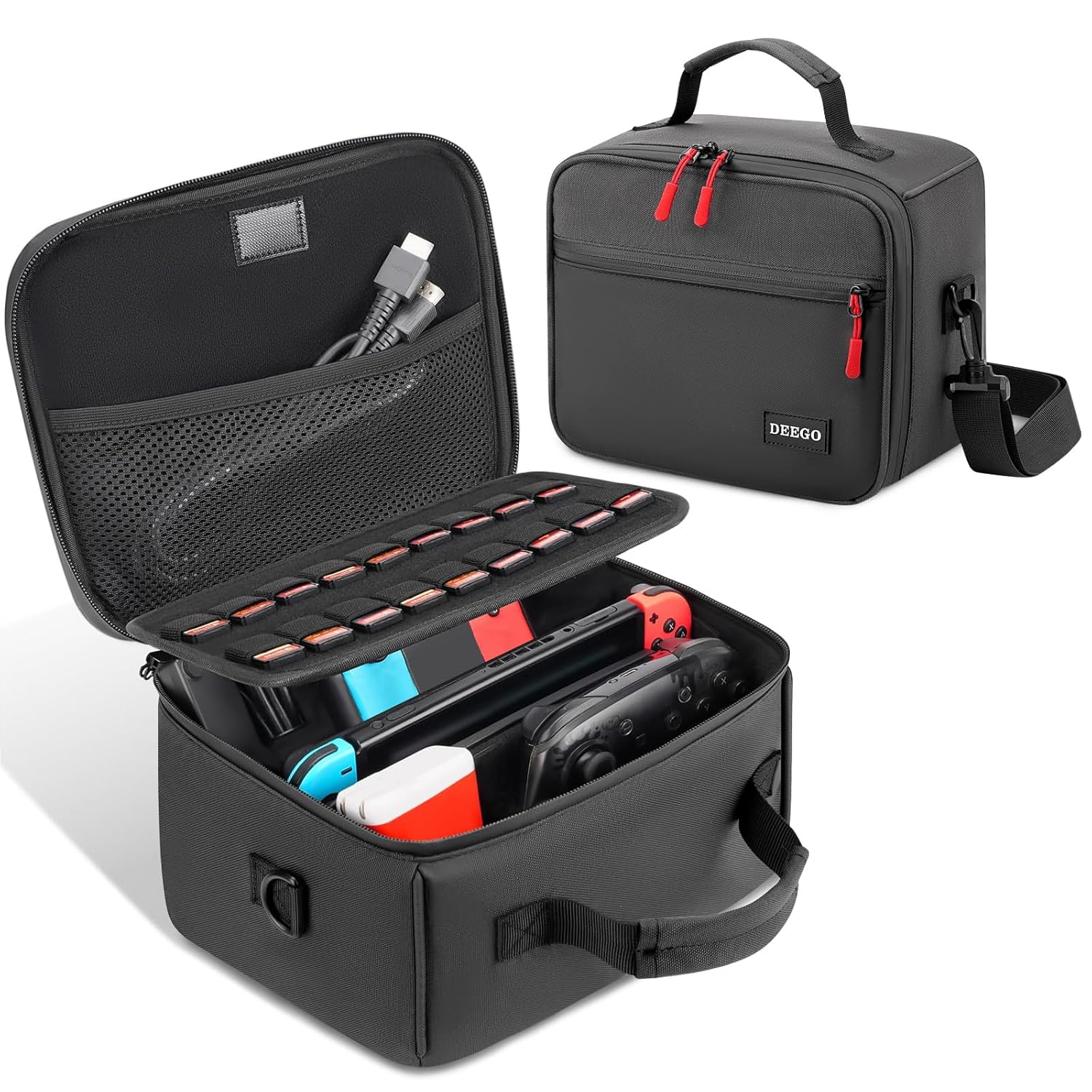 Amazon.com: DEEGO Waterproof Carrying Case for Nintendo Switch/OLED ...
